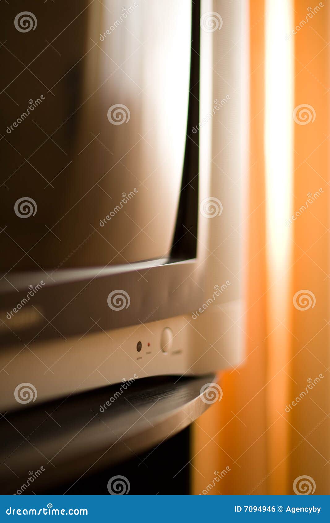 TV screen stock photo. Image of modern, cable, electronics - 7094946