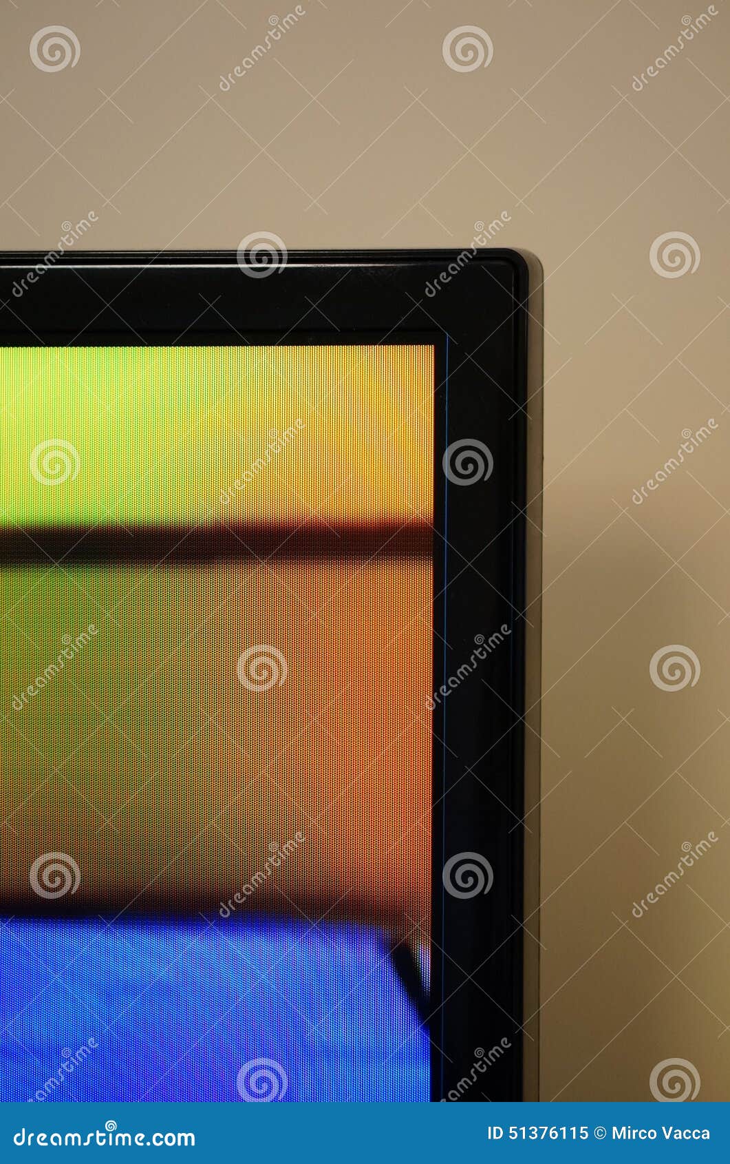 TV screen stock image. Image of close, screen, corner - 51376115