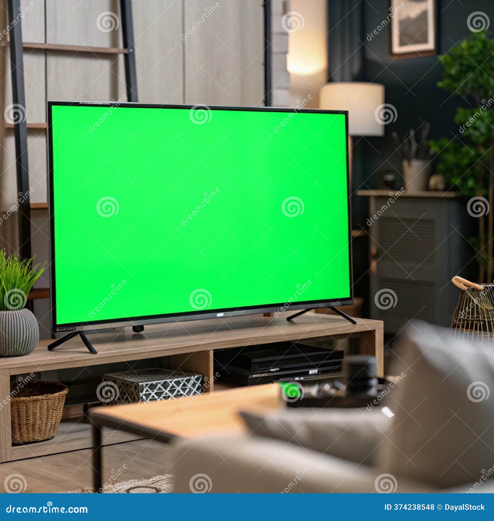 Chroma Key Compositing Green Backdrop. Generate Ai Royalty-Free Stock ...