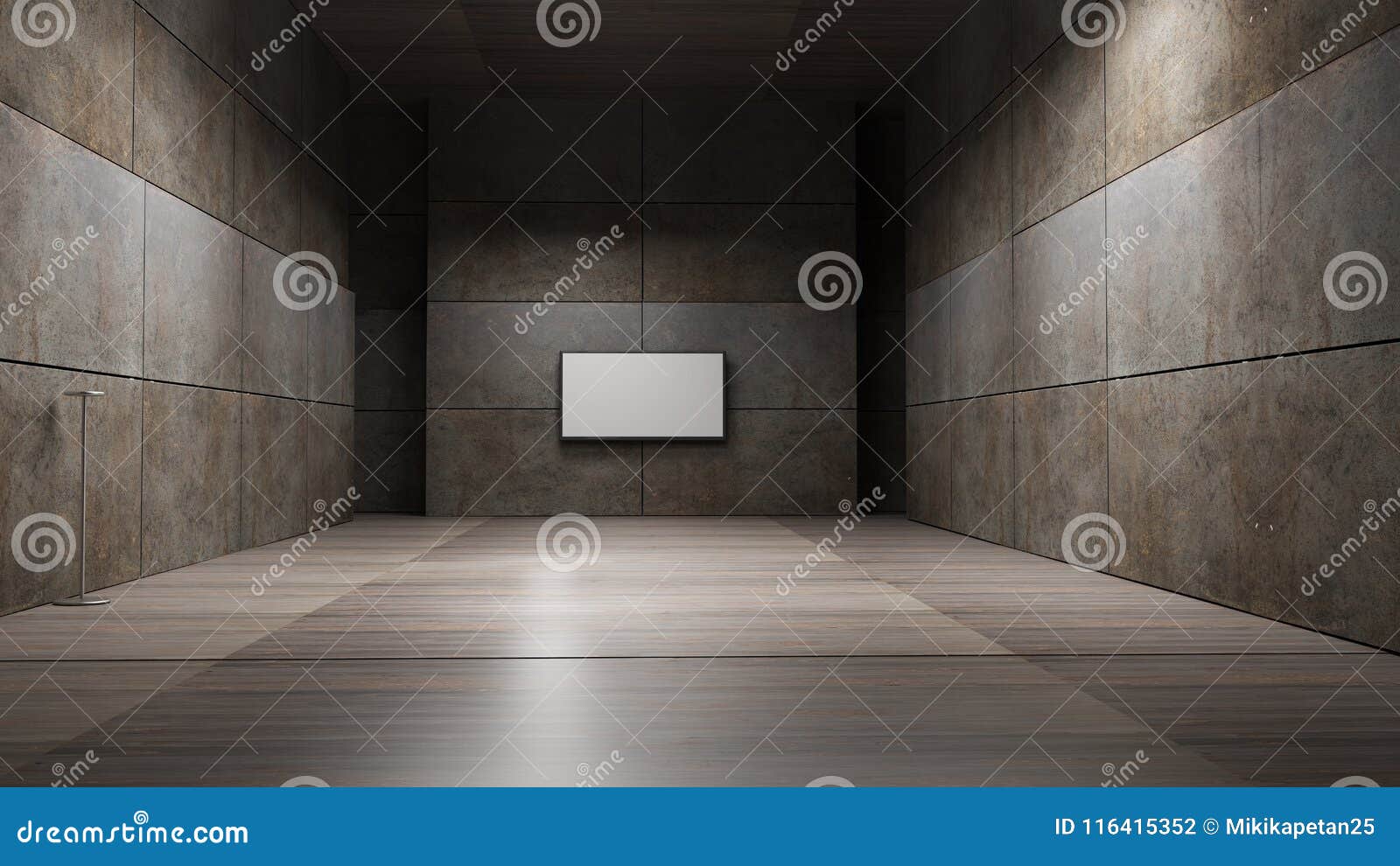 TV screen 3d rendering stock illustration. Illustration of monitor ...