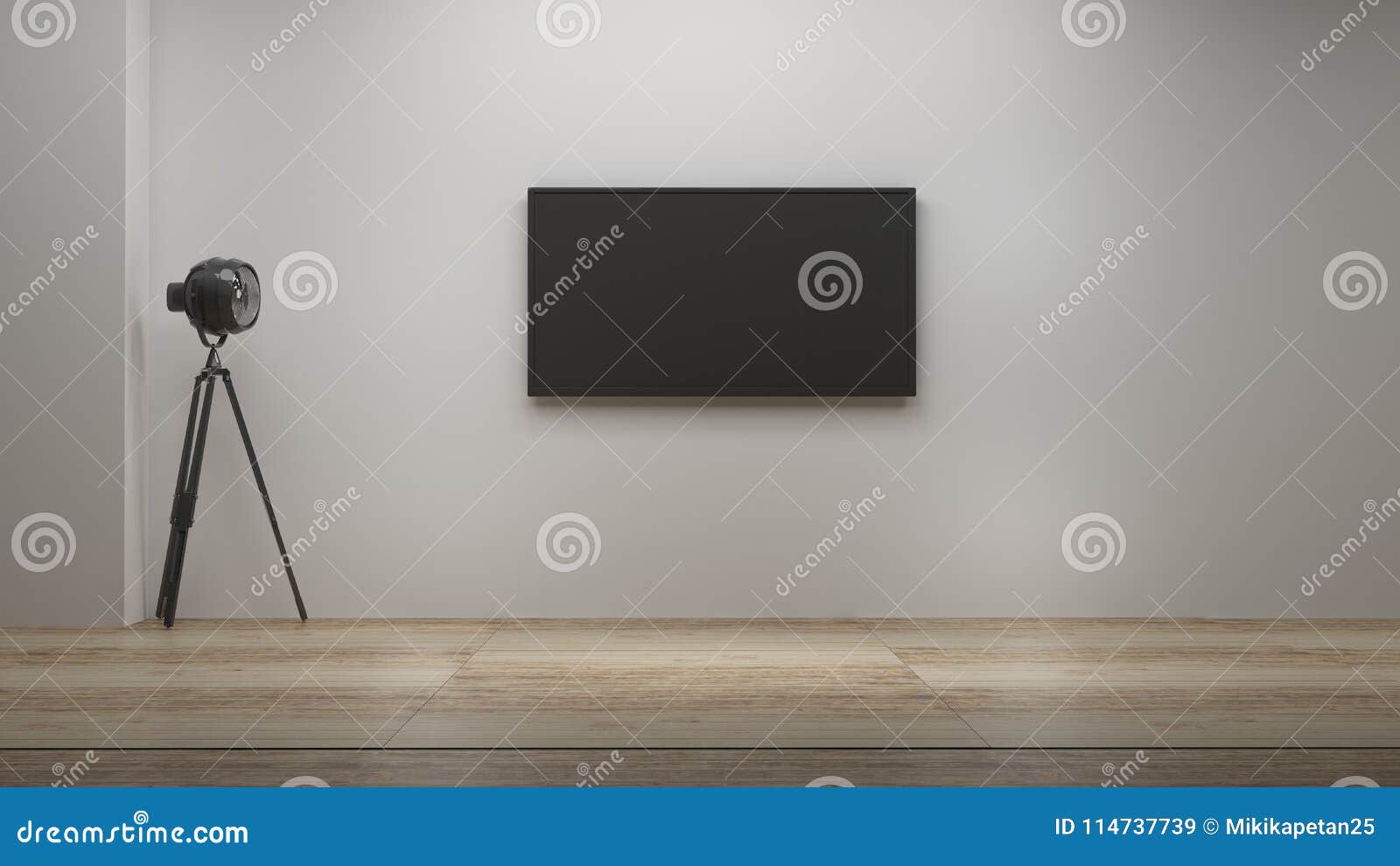 TV screen 3d rendering stock illustration. Illustration of definition ...