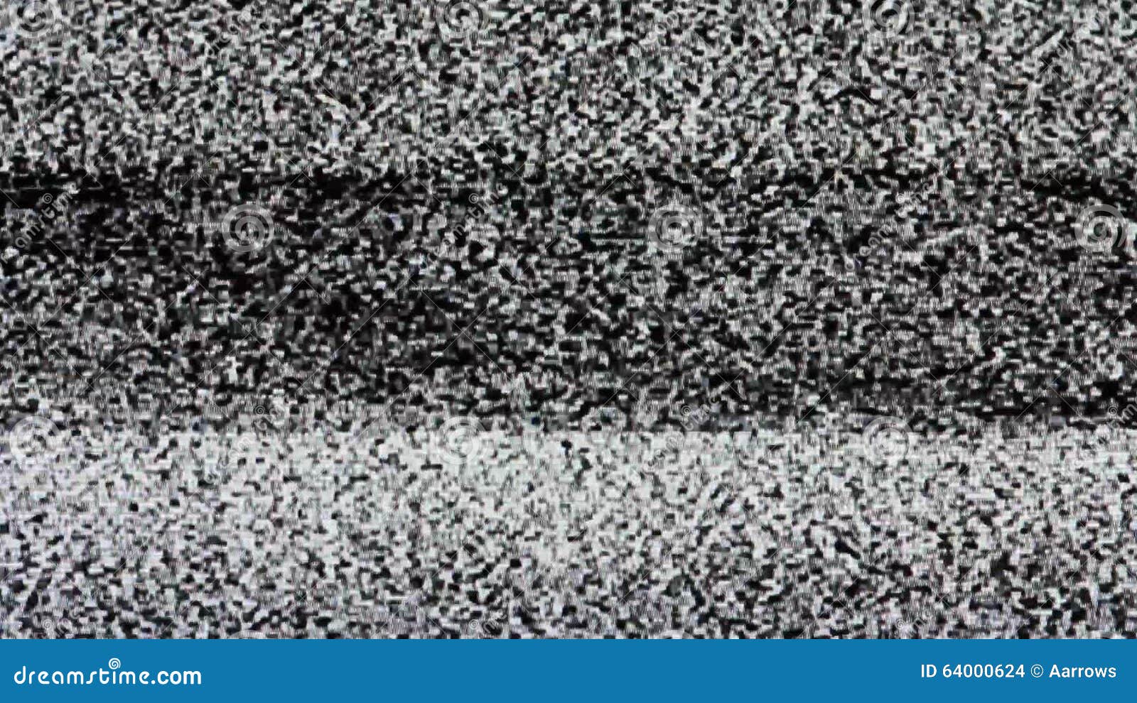 TV Screen No Signal, Static Noise and TV Static Fill the Screen (Loop ...