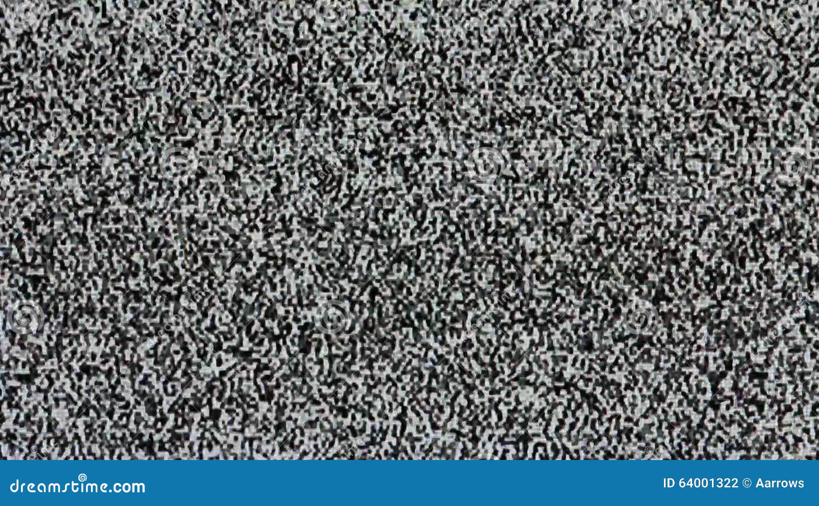 TV Screen No Signal, Static Noise and TV Static Fill the Screen (Loop ...