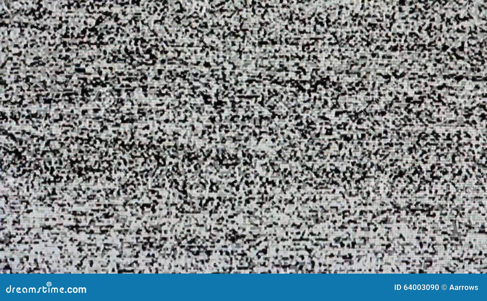 TV Screen No Signal, Static Noise and TV Static Fill the Screen (Loop ...
