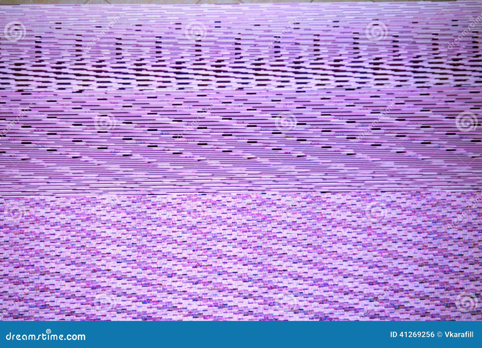 Tv Screen with Static Noise, Bad Reception Stock Illustration ...