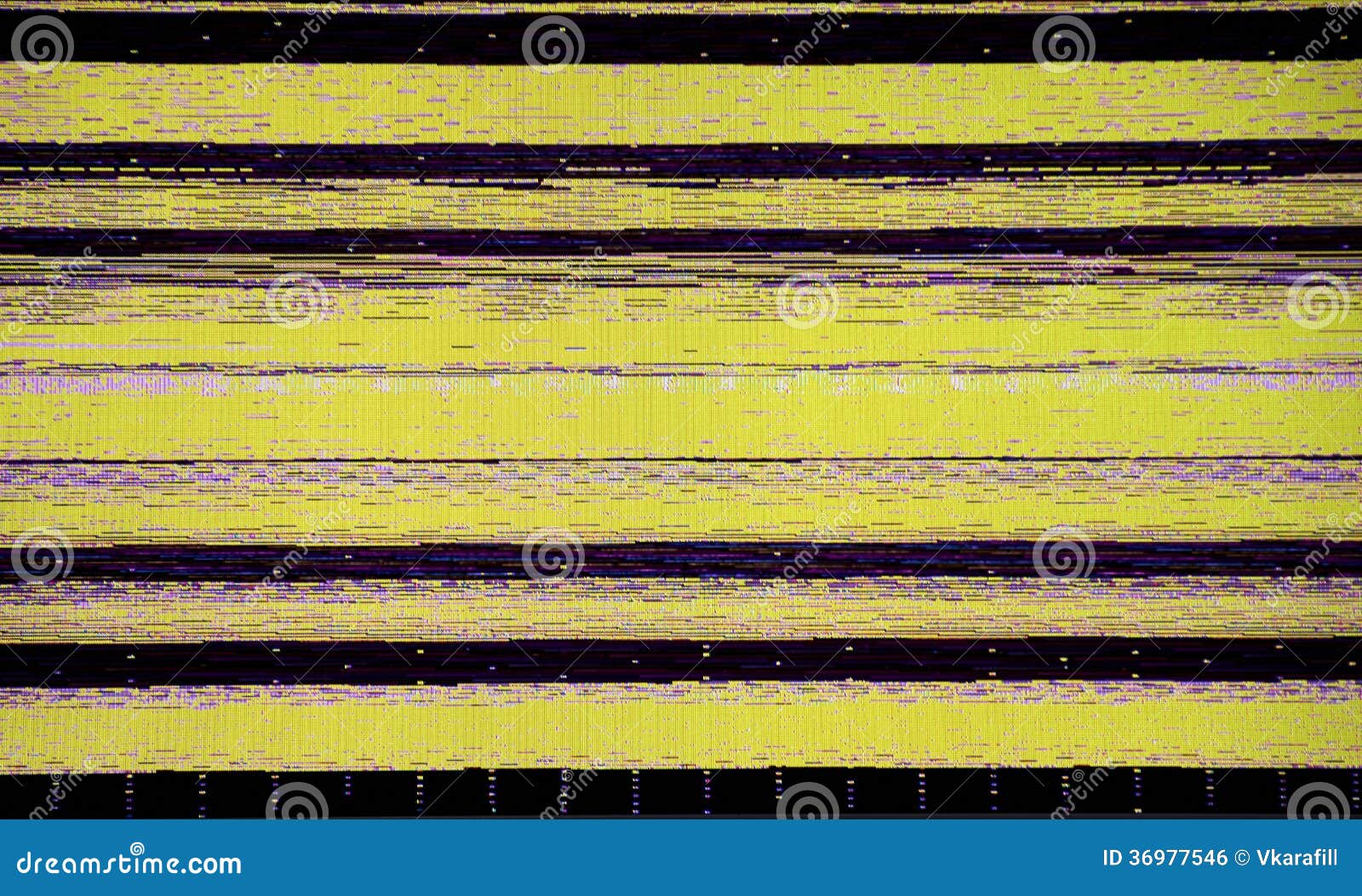Tv Screen with Static Noise, by Bad Signal Reception Stock Illustration ...