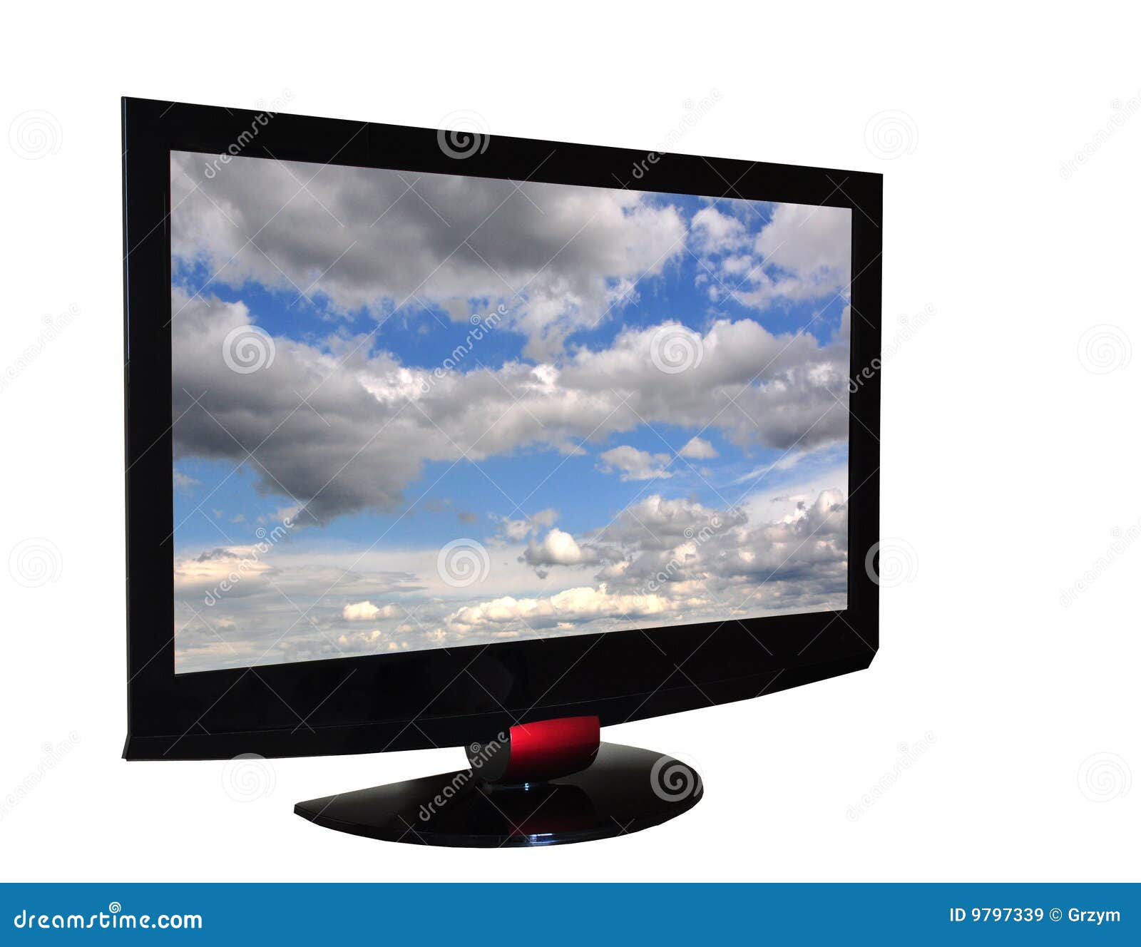 TV set stock image. Image of industry, background, blue - 9797339