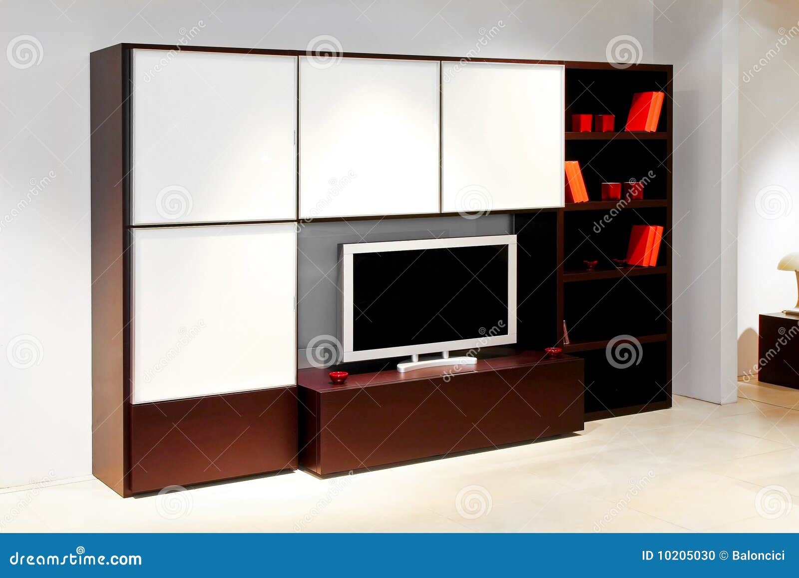 TV set angle stock photo. Image of decor, interior, style - 10205030