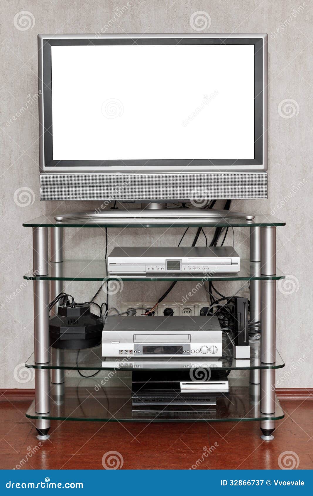 TV set with cut out screen stock image. Image of cutout - 32866737