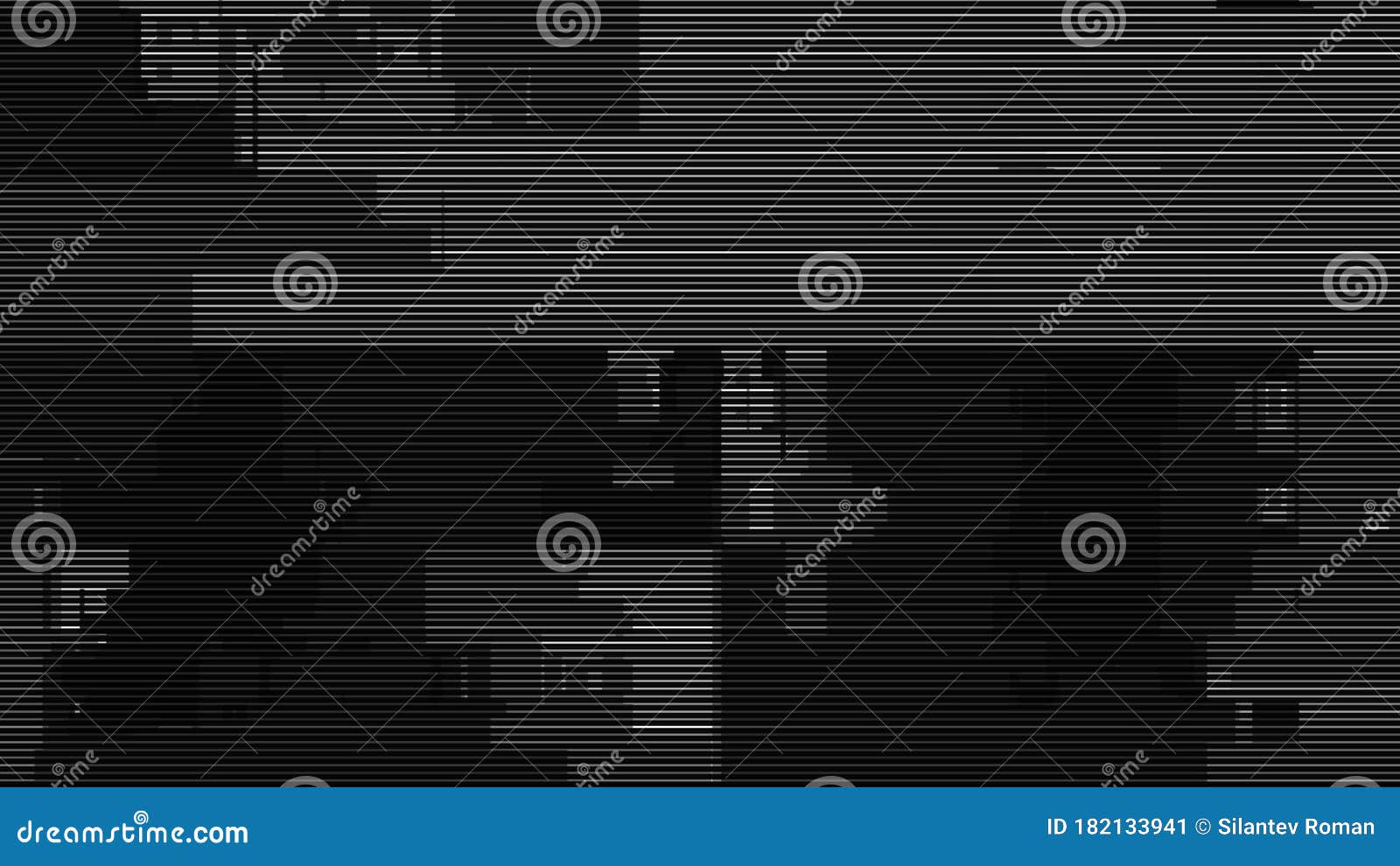 TV Signal Distorted Glitch stock video. Video of signal - 182133941