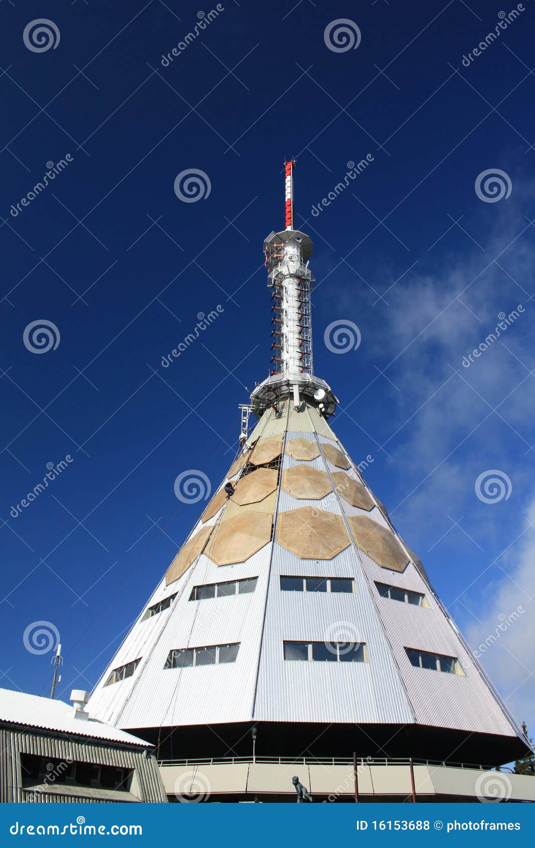 TV signal transmitter stock photo. Image of sender, station - 16153688