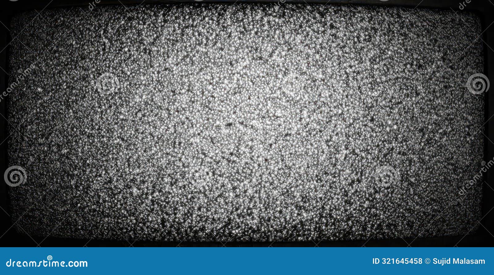 TV Static Noise Effect on Black and White Background Generative by AI ...