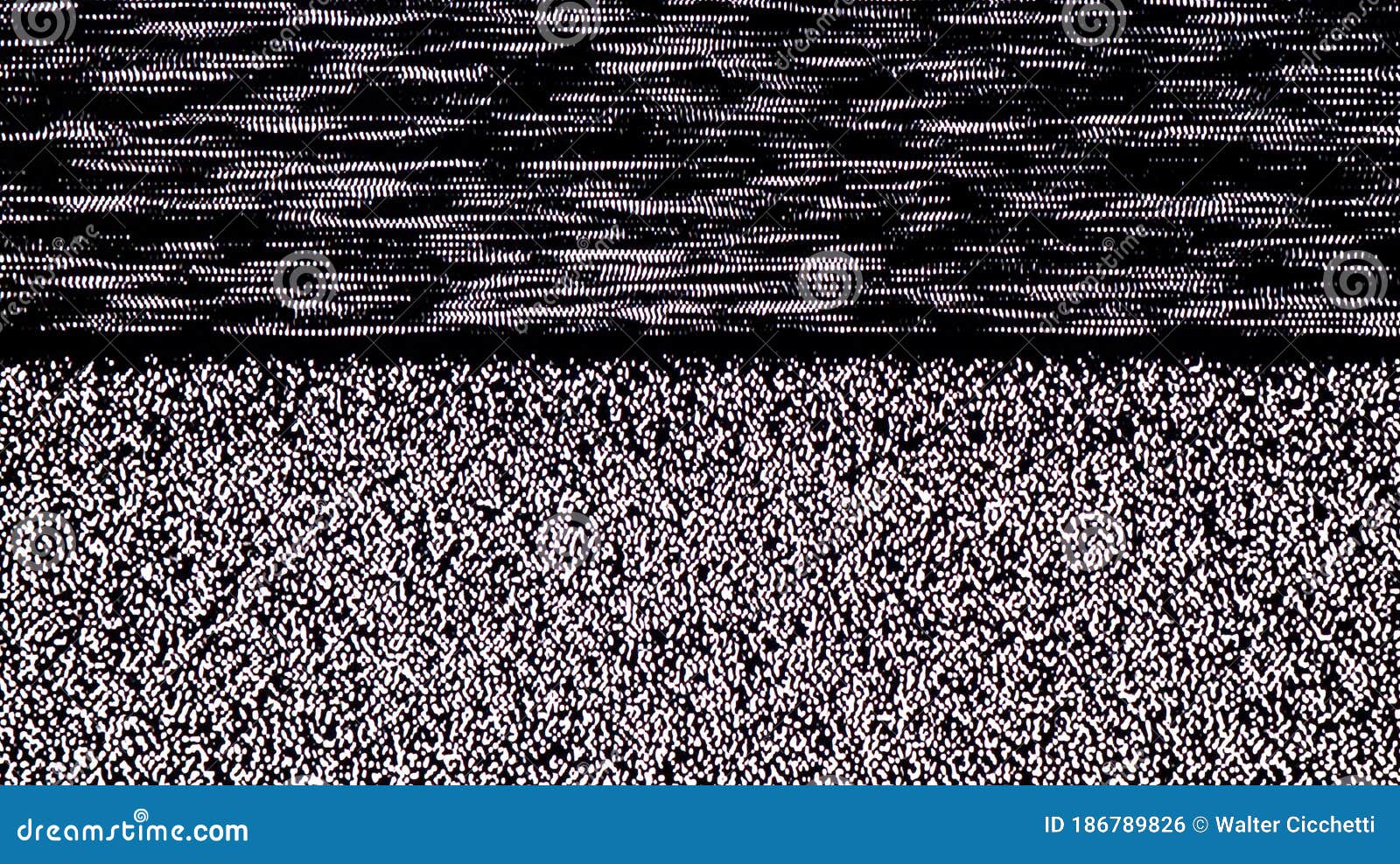 TV Static Noise Glitch Effect Stock Photo - Image of interference ...