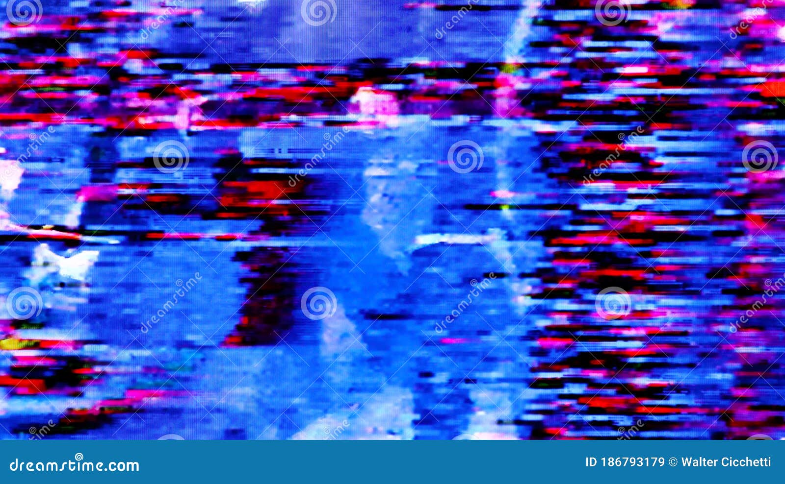 TV Static Noise Glitch Effect Stock Image - Image of abstract, channel ...