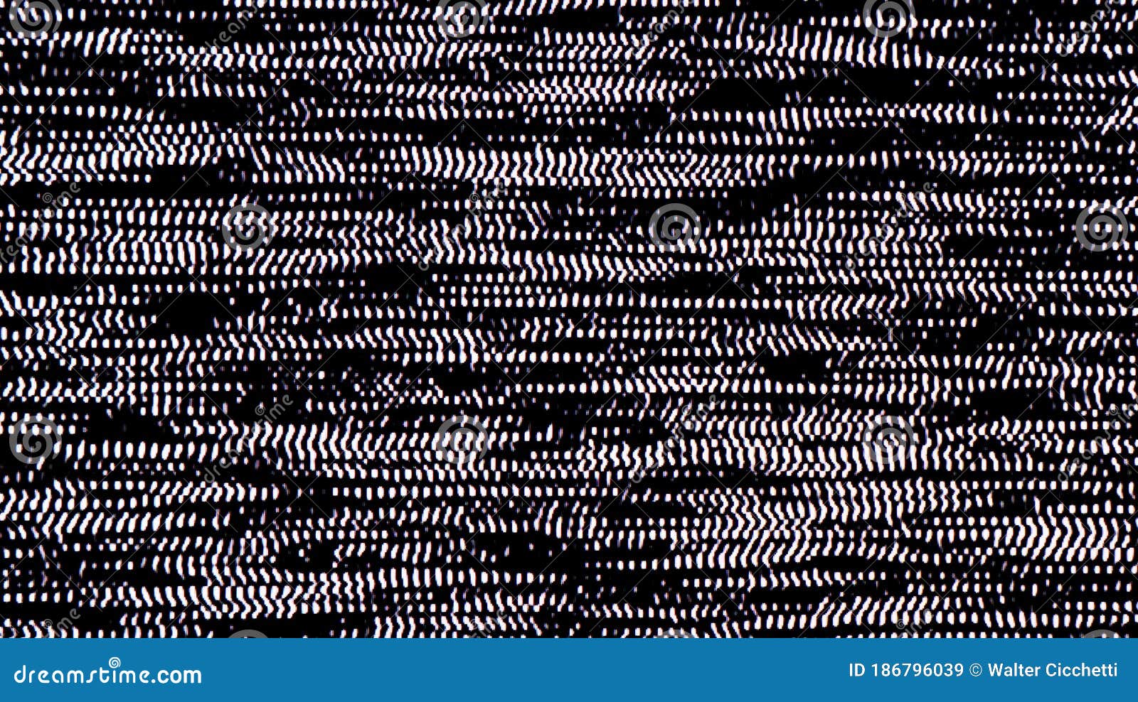 TV Static Noise Glitch Effect Stock Image - Image of black, background ...