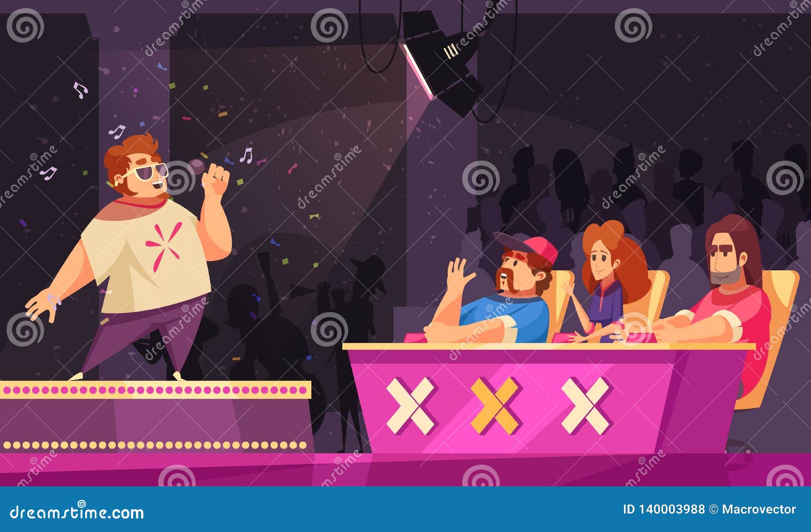 TV Talent Show Illustration Stock Vector - Illustration of design ... TV Talent Show Illustration Stock Vector - Illustration of design ...