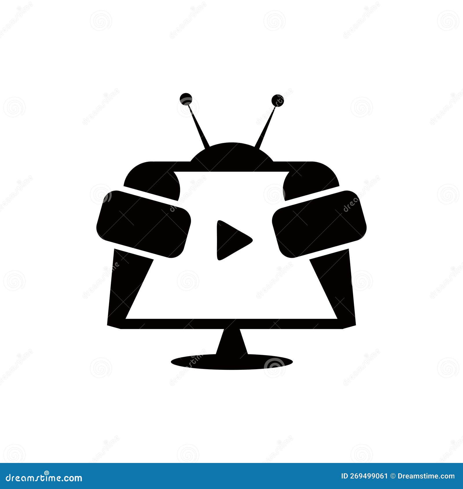 TV Television Broadcast Channel Logo Design Stock Illustration ...