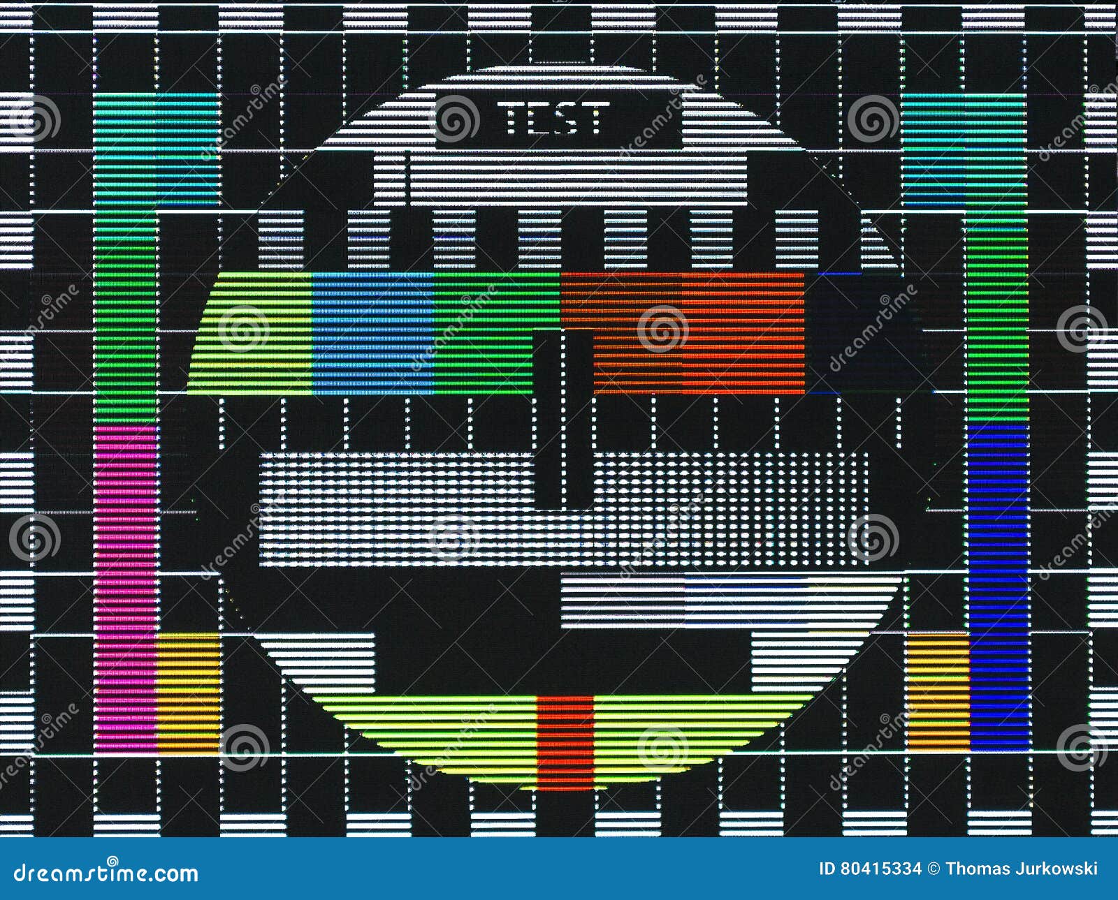 Tv test sreen stock photo. Image of disappointment, outdoor - 80415334