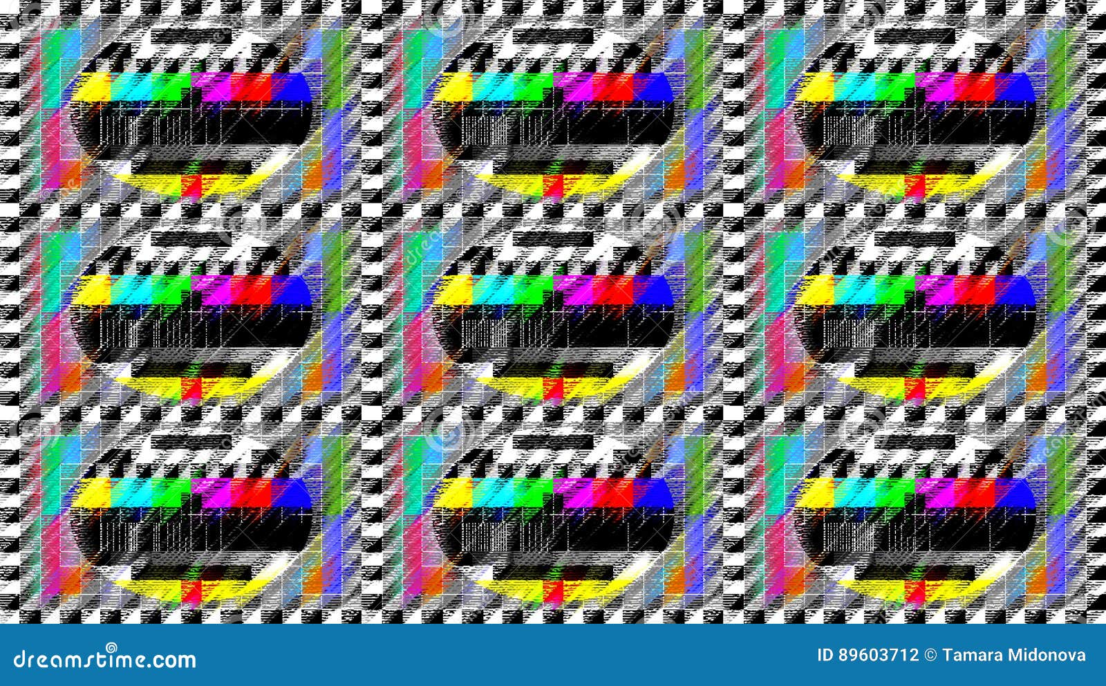 TV-testbeeld stock foto. Image of affiche, vertoning - 89603712