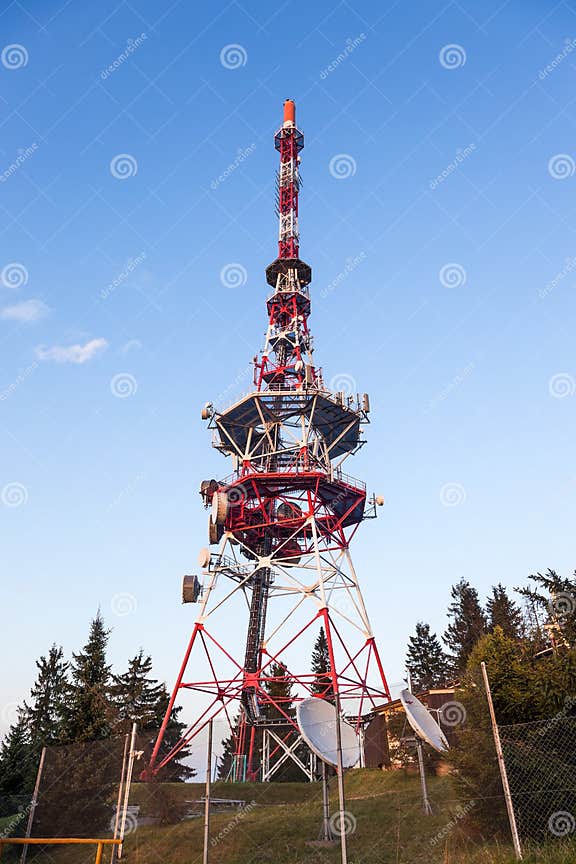 Tv Tower stock photo. Image of cellular, data, network - 26479264