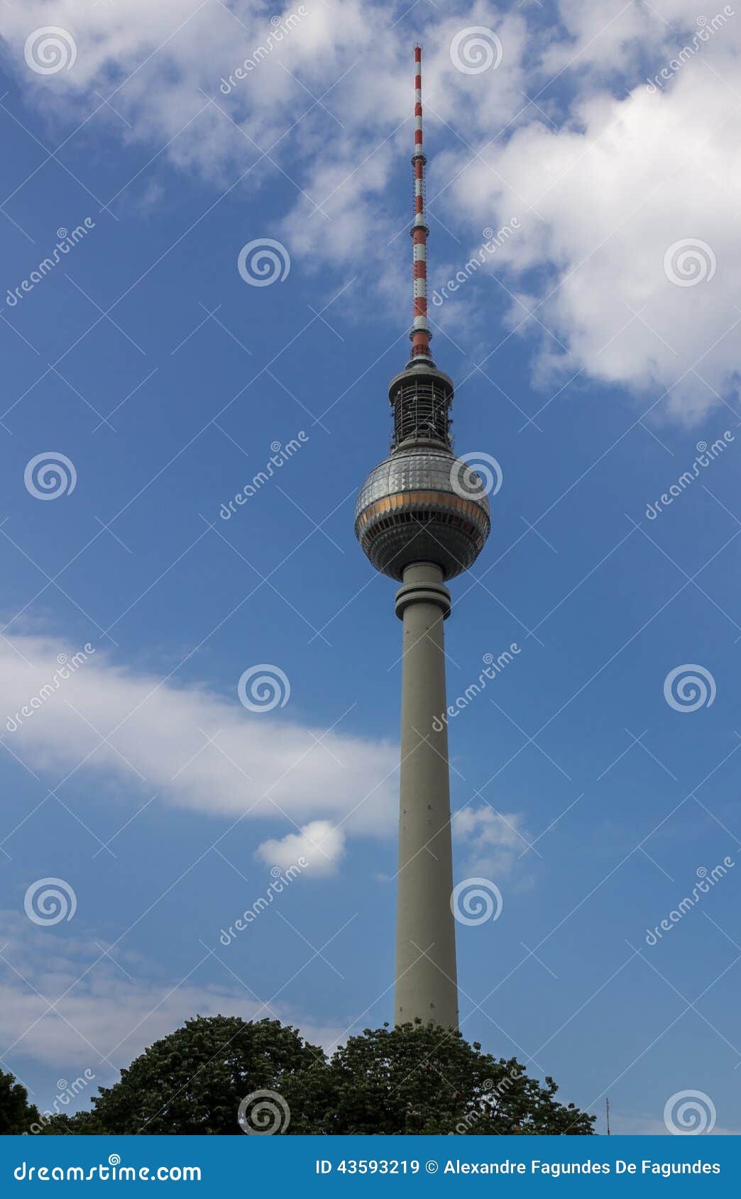 TV Tower Berlin Germany stock image. Image of tower, alexanderplatz ...