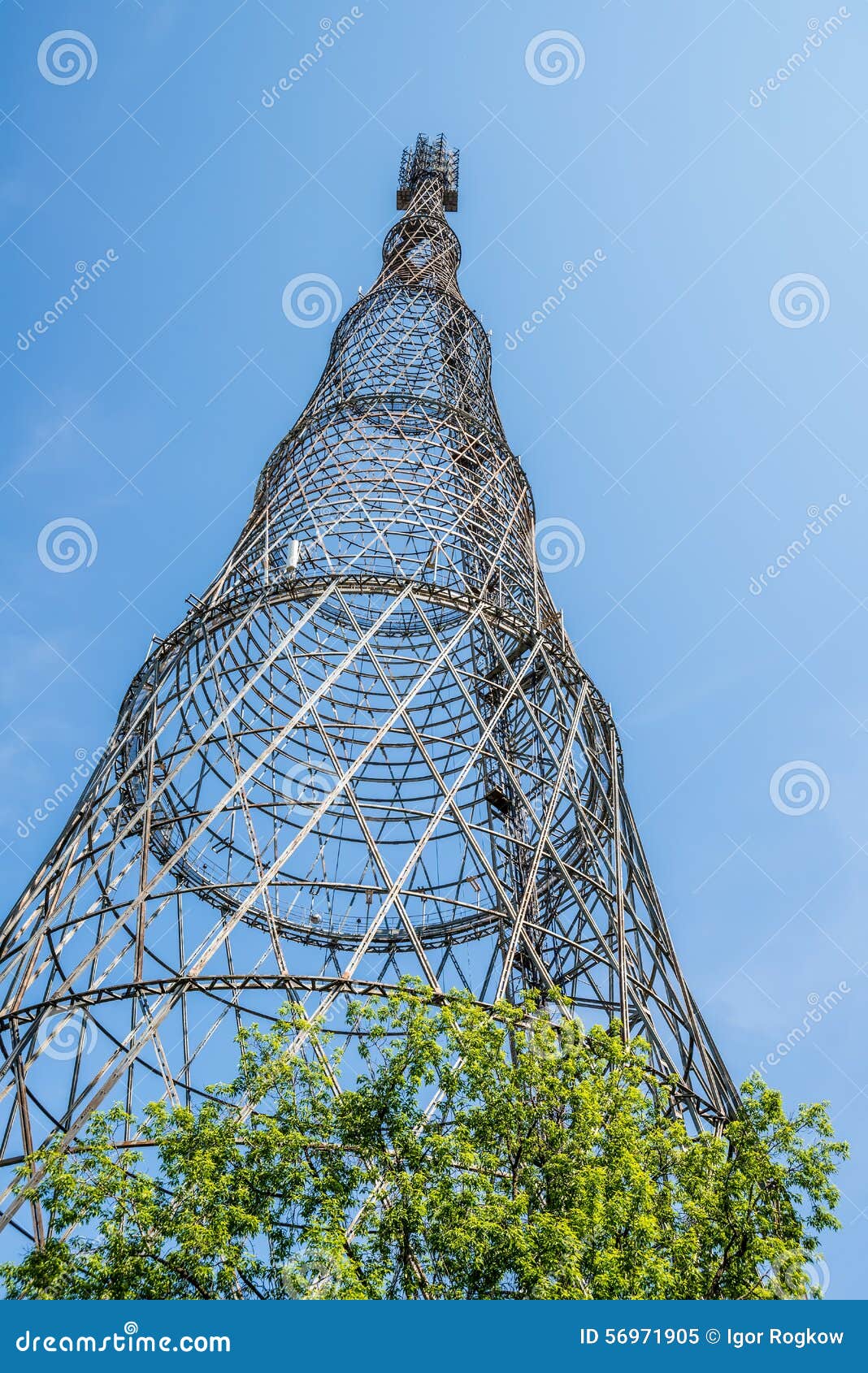 TV Tower in Moscow, Russian Television. Stock Image - Image of europe ...