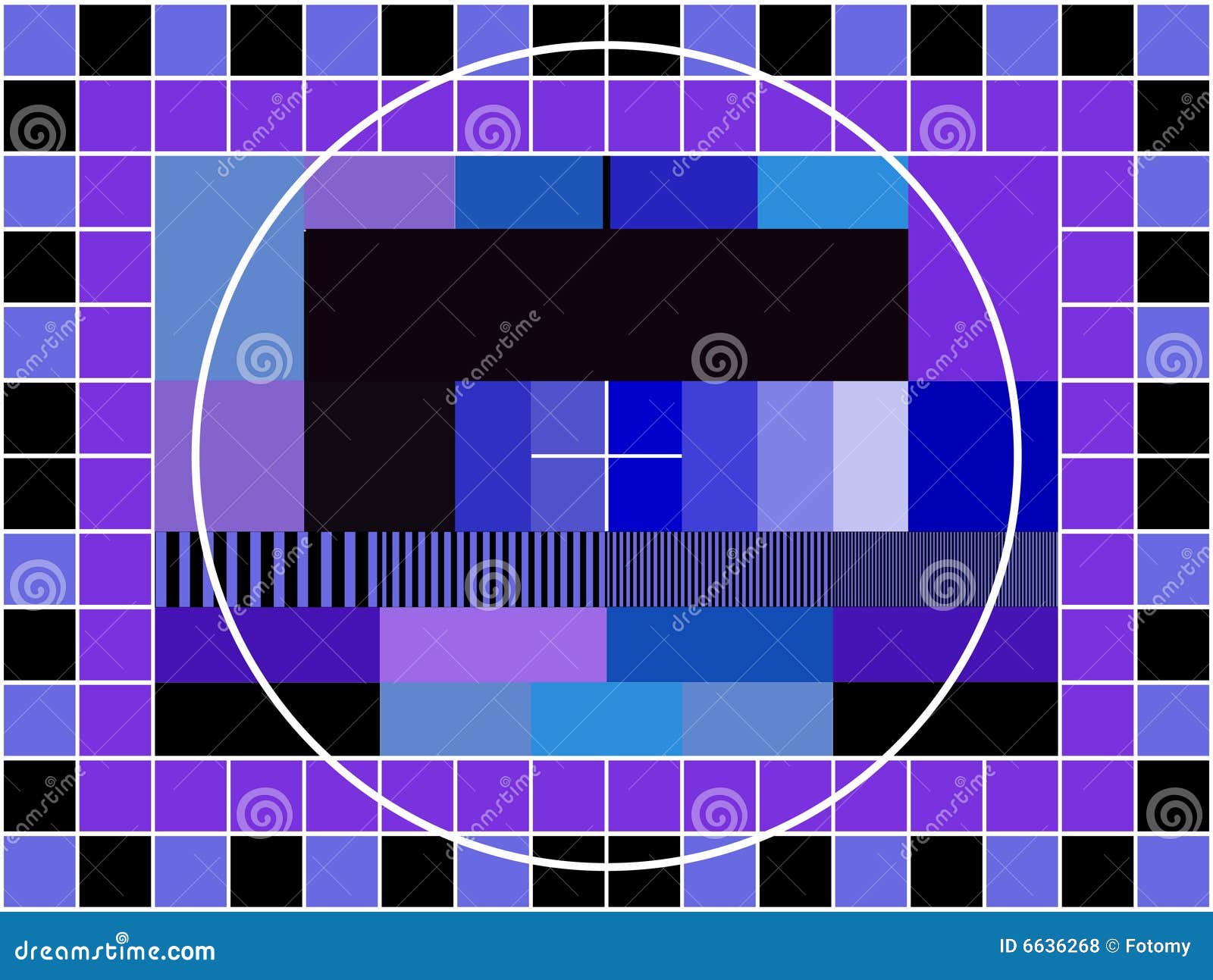 TV Transmission Test Card Vector Illustration | CartoonDealer.com #6636268
