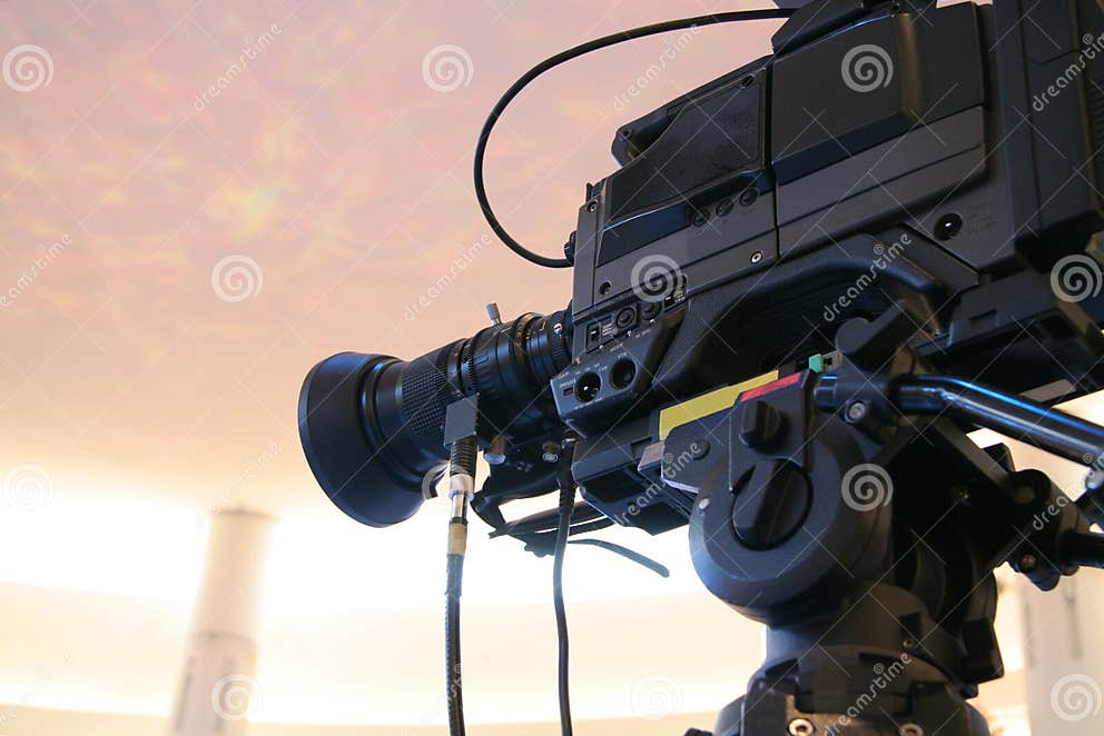 Tv video camera stock image. Image of medium, event, video - 480785
