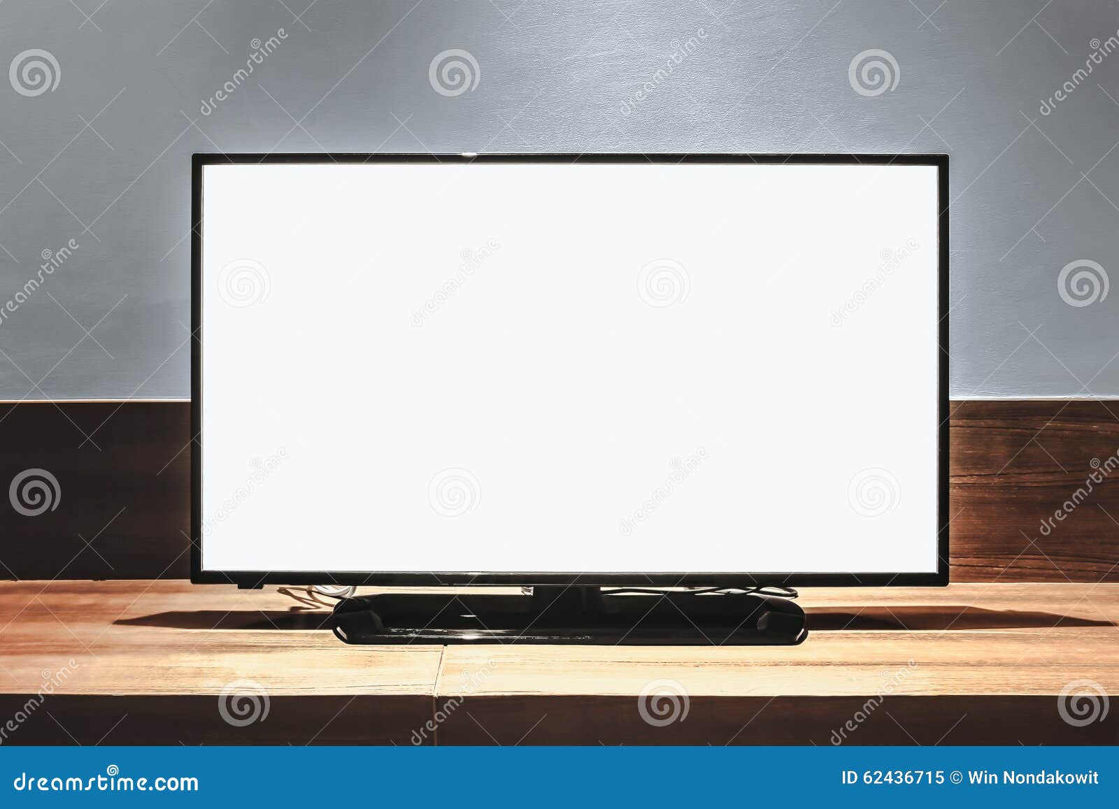 Tv white screen stock image. Image of monitor, black - 62436715