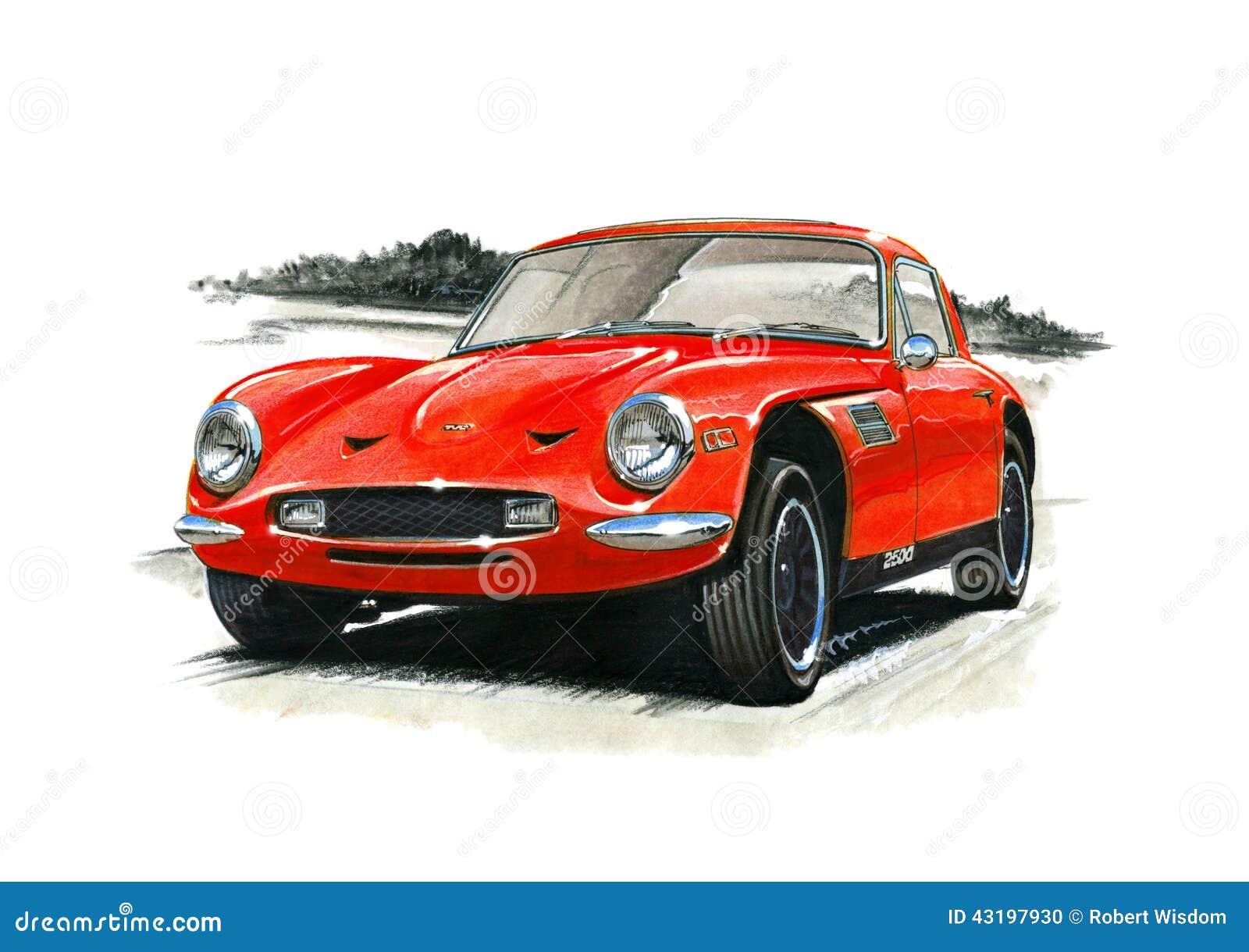 TVR 2500M editorial image. Illustration of supercar, motor - 43197930