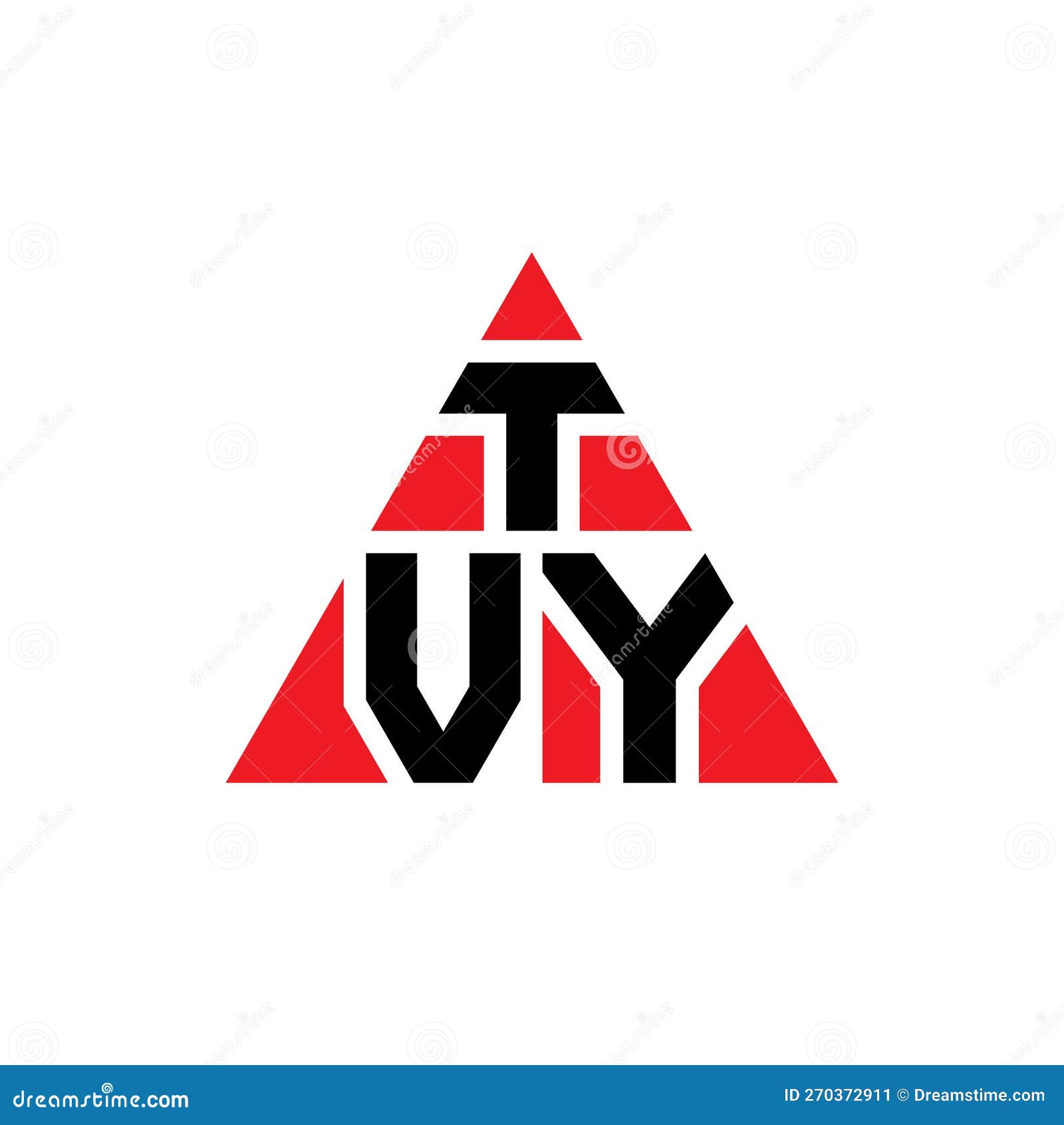 TVY Triangle Letter Logo Design with Triangle Shape. TVY Triangle Logo ...