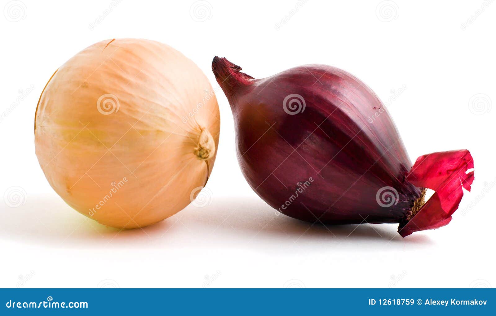 Twee Bollen Van Rode En Gele Ui Stock Afbeelding - Image of plantaardig ...