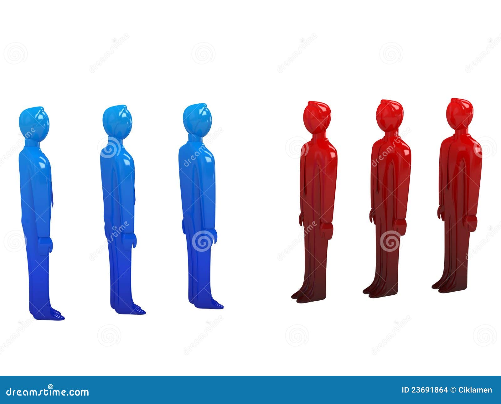 Twee groepen stock illustratie. Illustration of vennootschap - 23691864