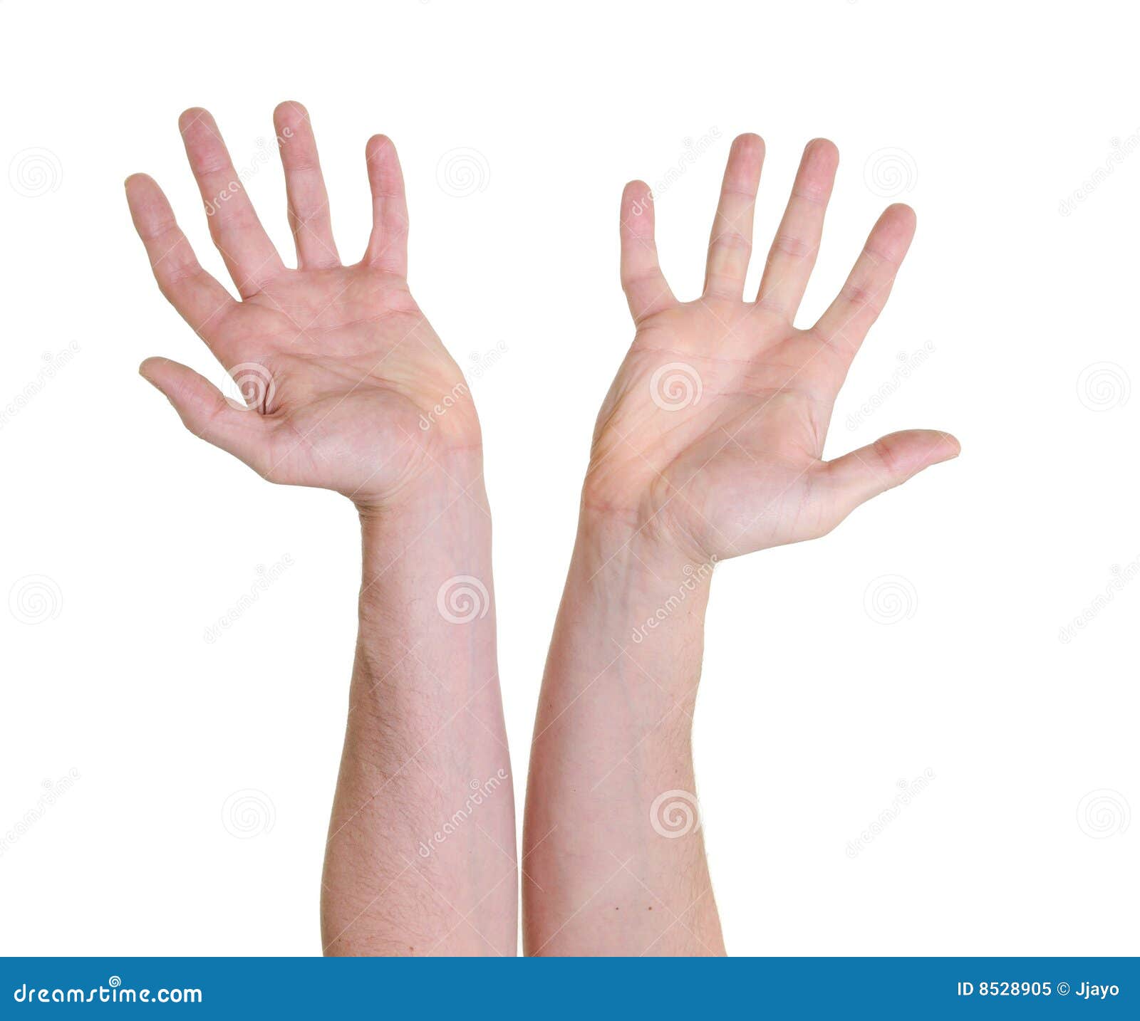 Twee Handen Met Open Palmen Stock Afbeelding - Image of kaukasisch ...