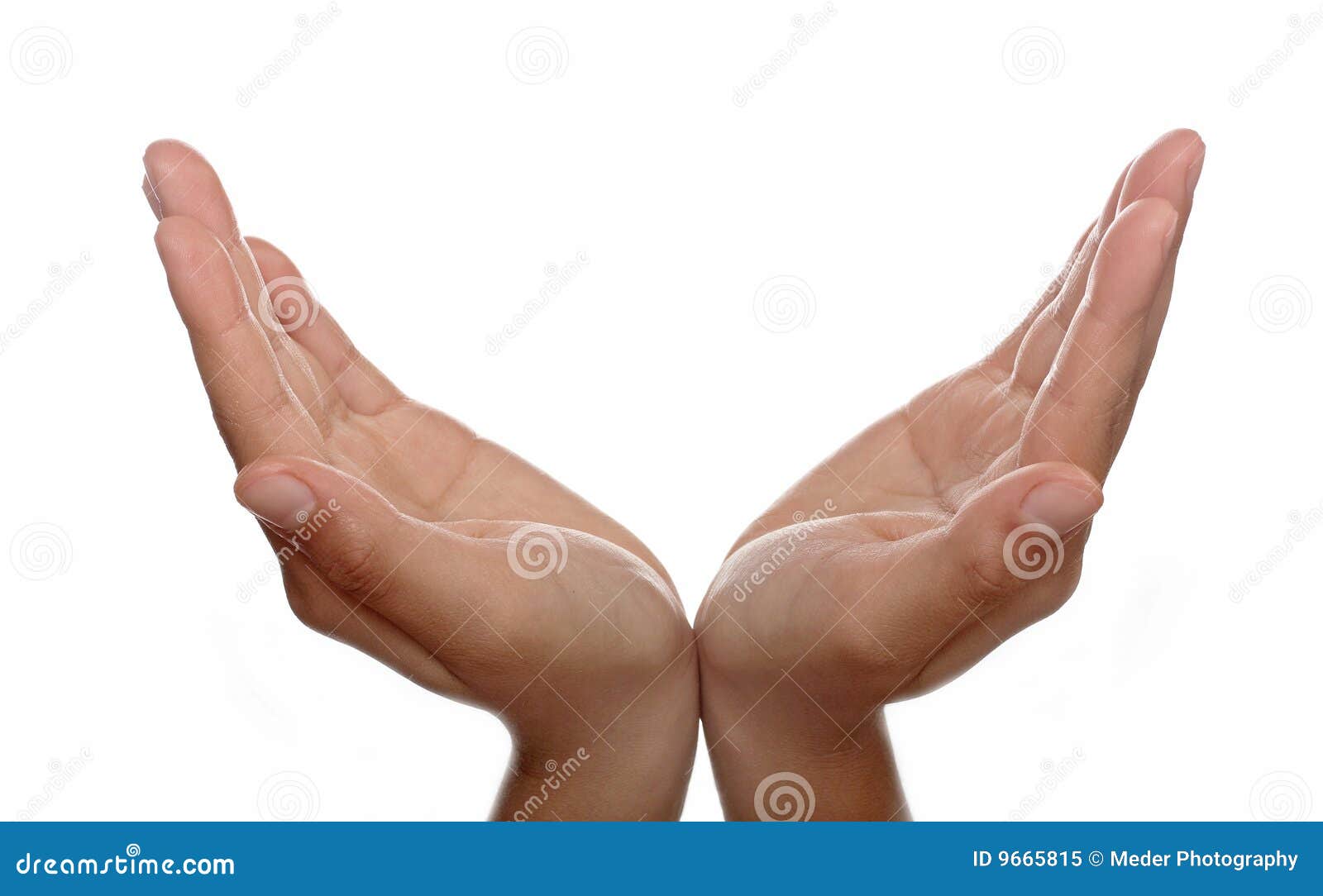 Twee handen open in gebed stock afbeelding. Image of katholiek - 9665815