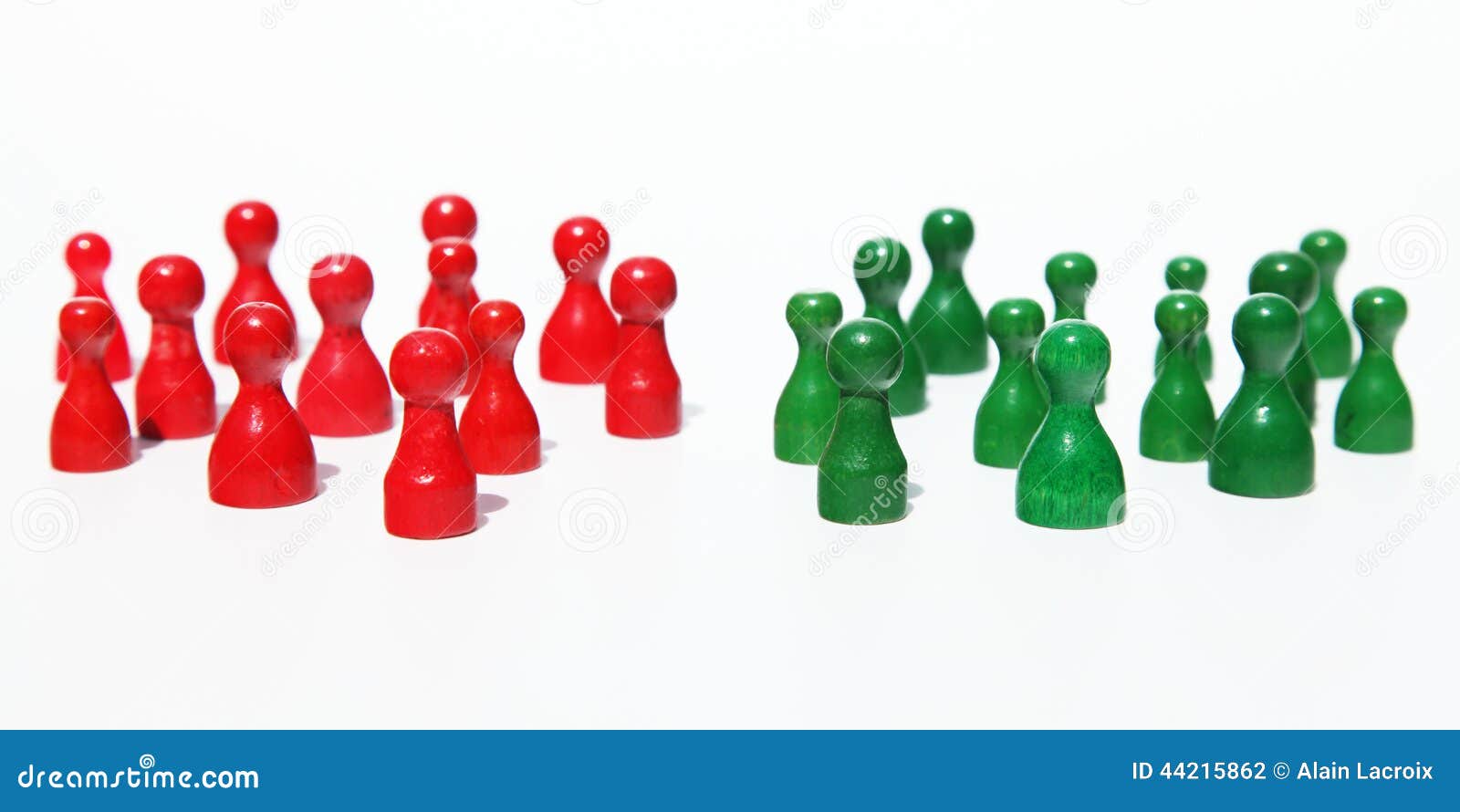 Twee teams stock foto. Image of tegenstander, democraat - 44215862