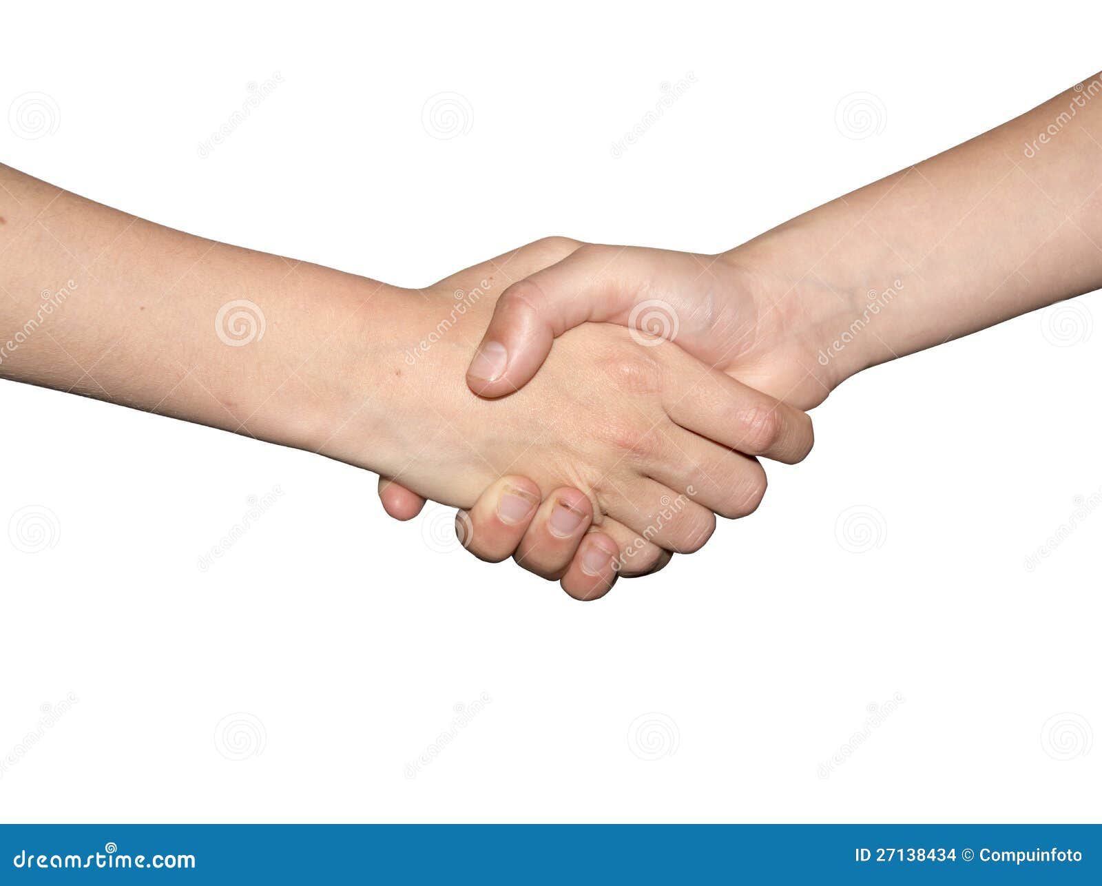 Twee Vrienden Schudden Handen Stock Foto - Image of leuk, jong: 27138434