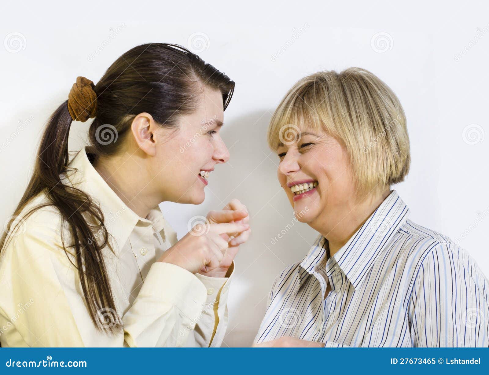 Twee vrouwen het roddelen stock afbeelding. Image of roddelen - 27673465