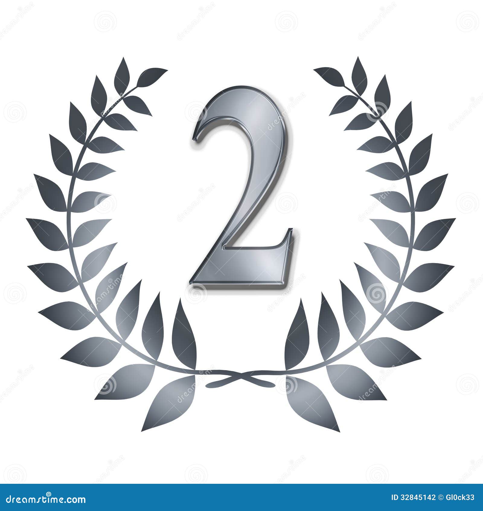 Tweede plaats stock illustratie. Illustration of brons - 32845142