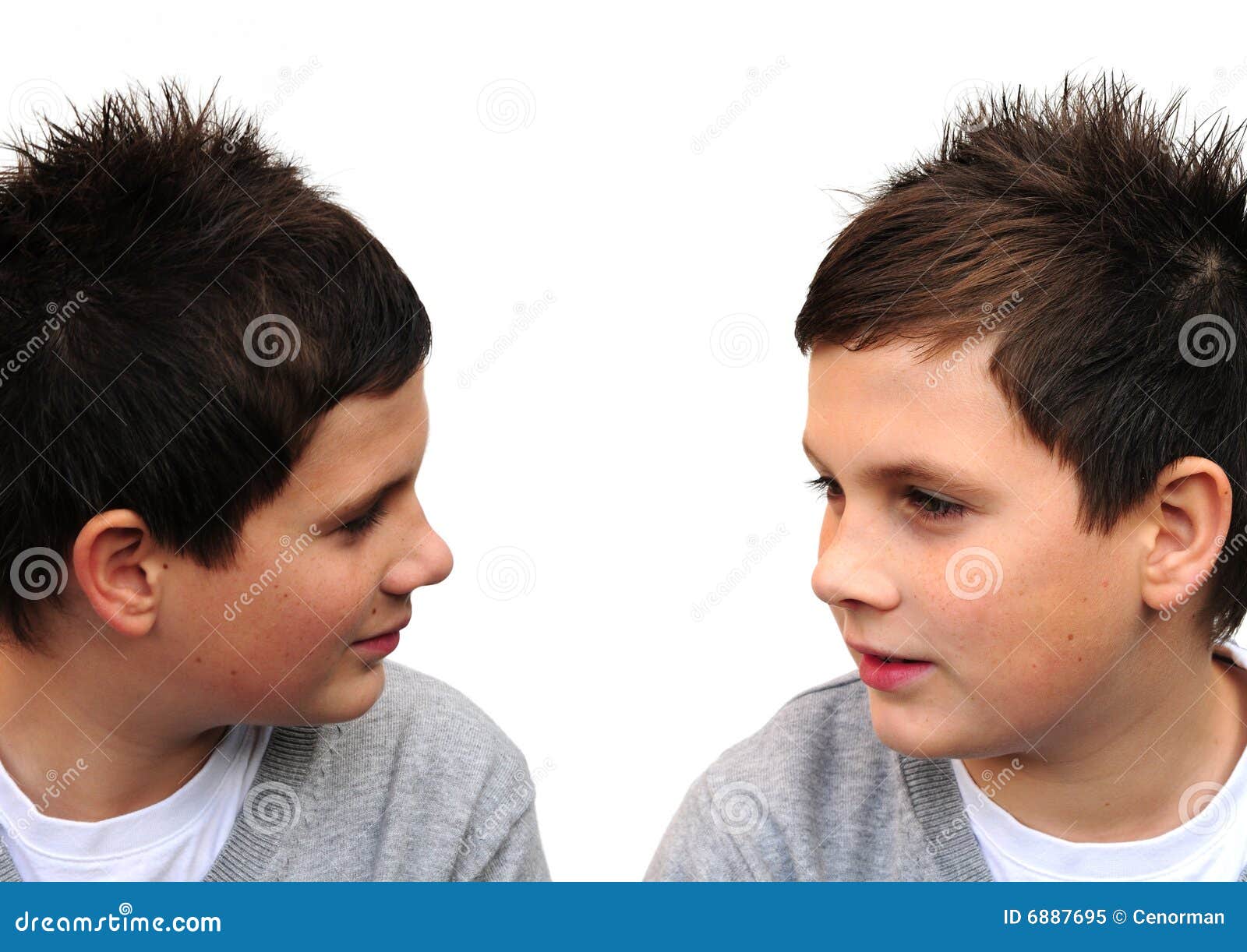 Tweeling jongens stock afbeelding. Image of zelfde, jongens - 6887695