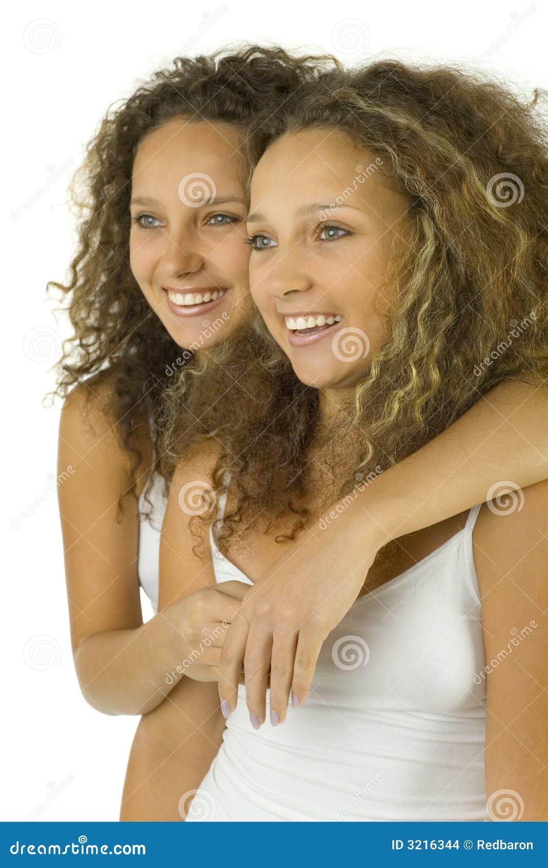 Tweelingen in greep stock foto. Image of tieners, kaukasisch - 3216344