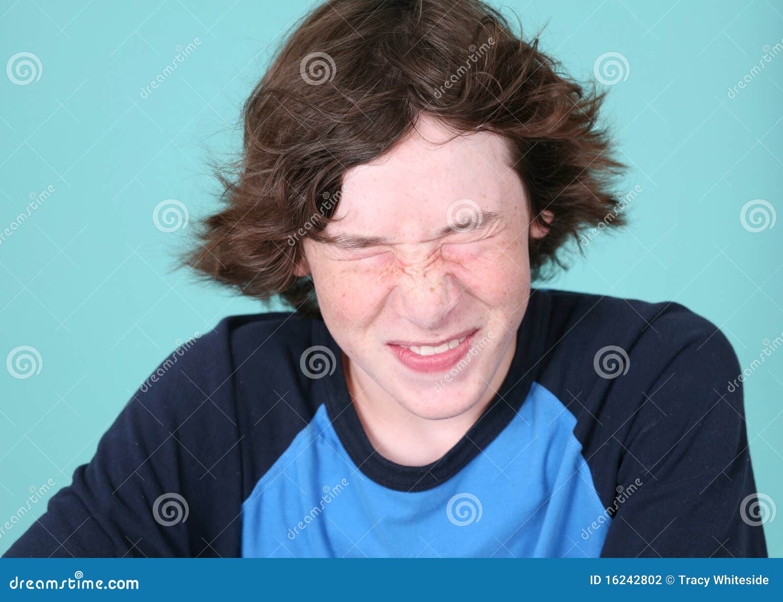 Tween boy making a face stock photo. Image of brown, making - 16242802