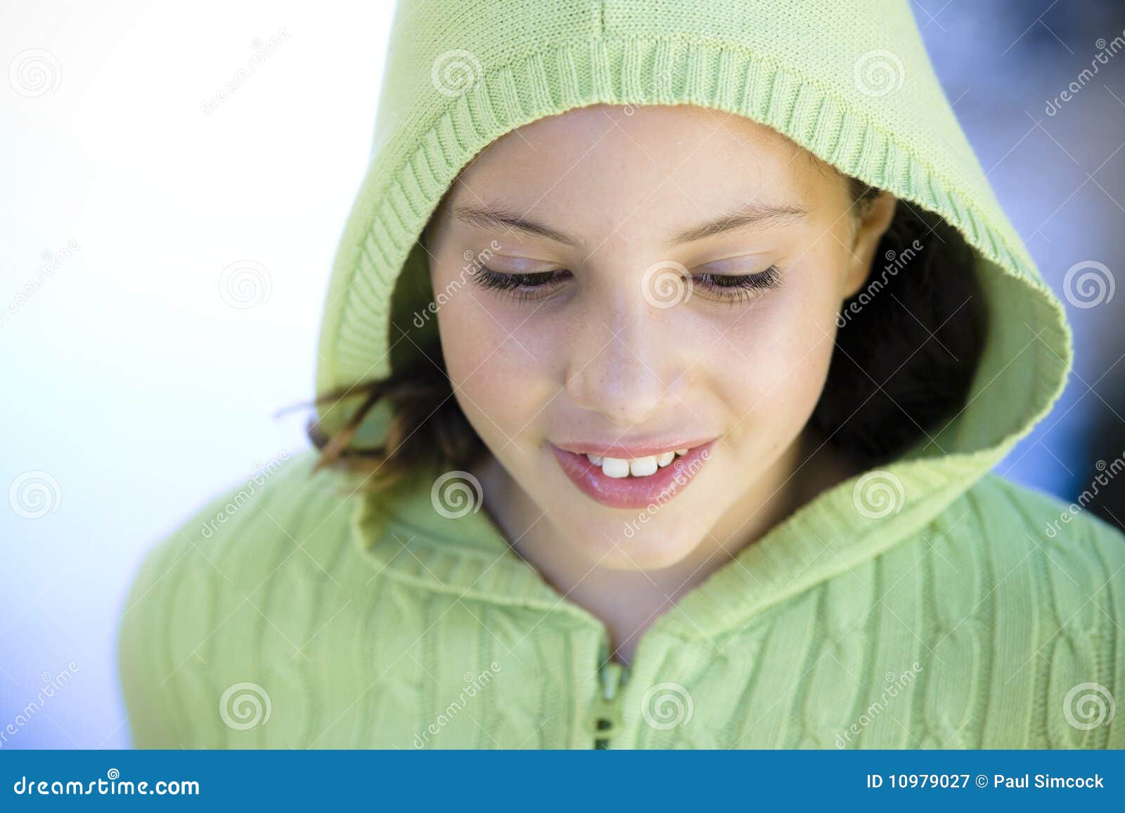 Tween Girl Outdoors stock image. Image of cold, juvenile - 10979027