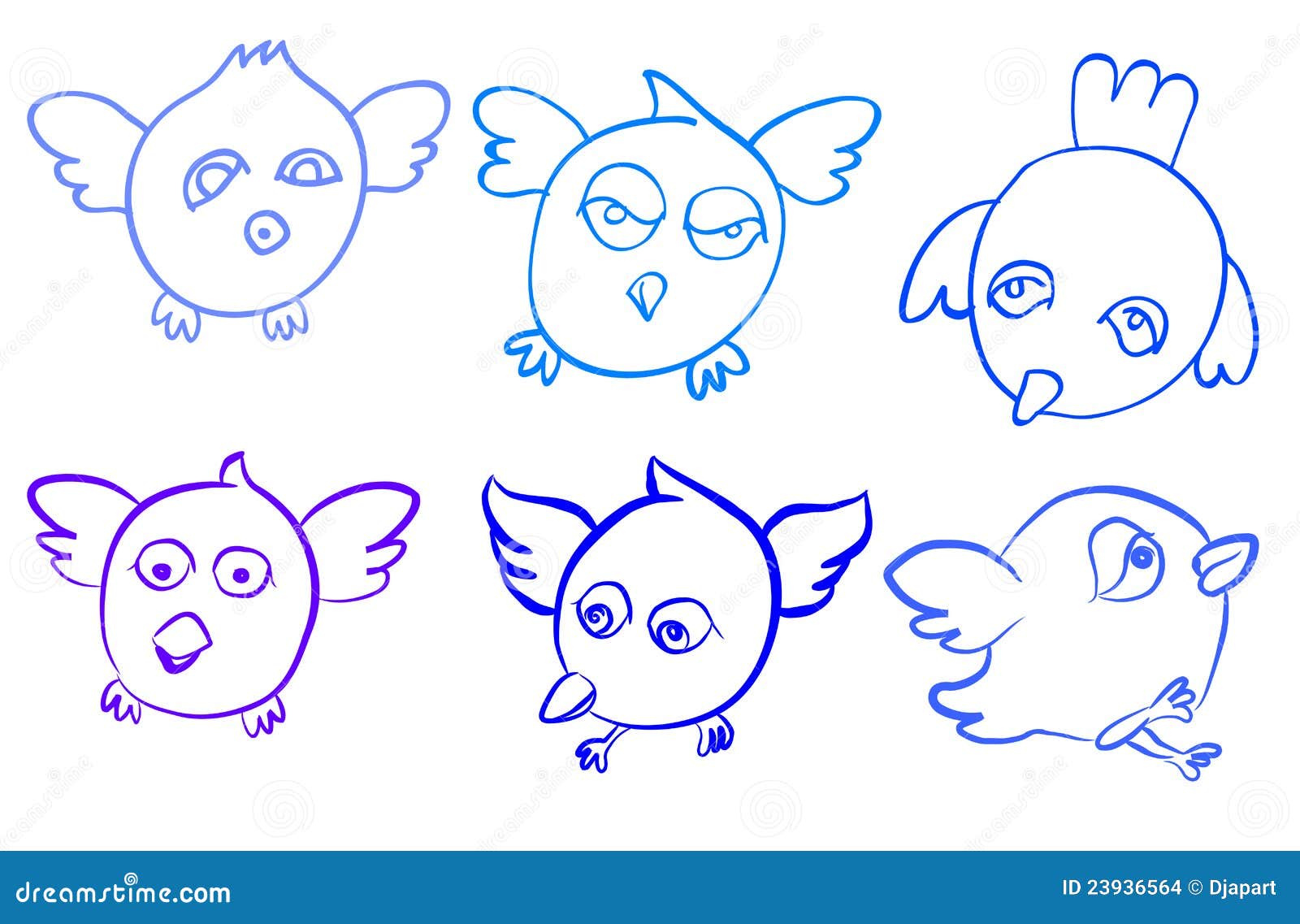 Tweet bird stock vector. Illustration of bird, happy - 23936564