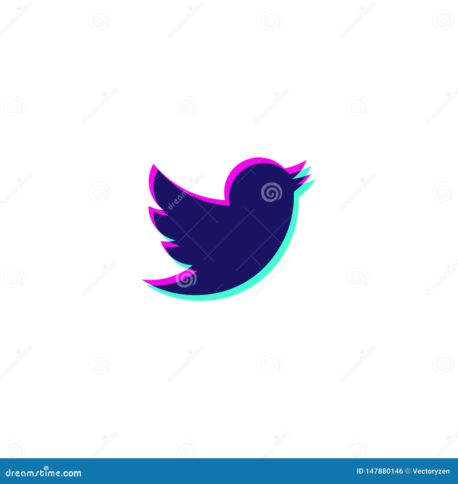 Tweeter Icon Symbol Logo Vector Element Isolated Editorial Photo ...