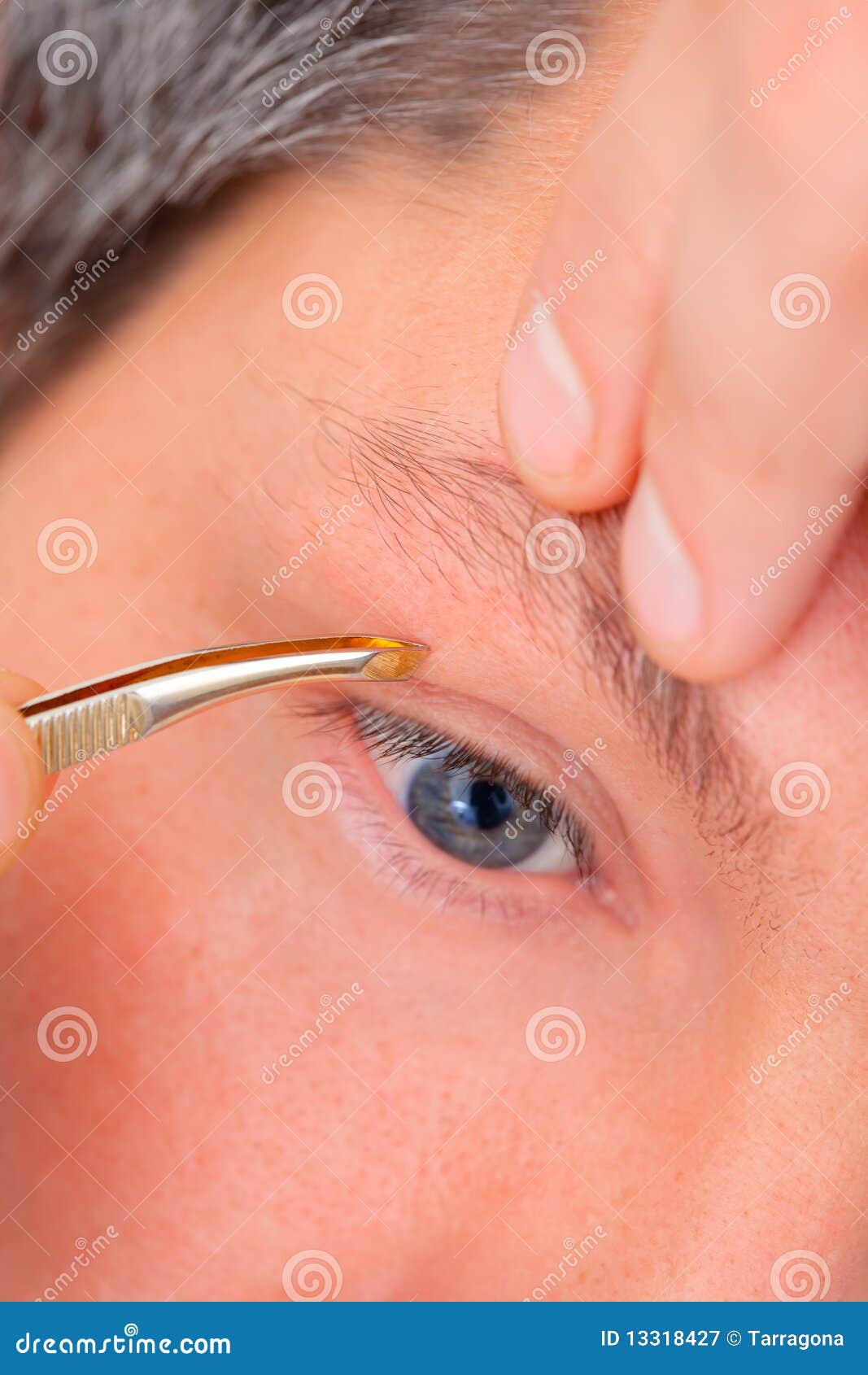 Tweeze man stock image. Image of face, hair, beauty, healthy - 13318427