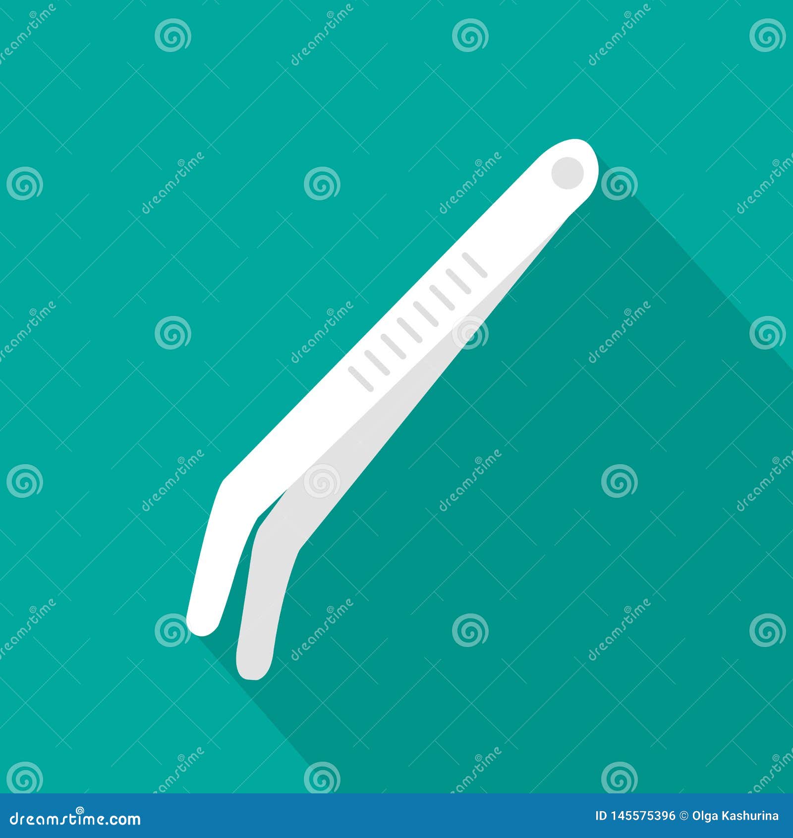Tweezers Icon. Flat Illustration of Tweezers Vector Icon for Web Design ...