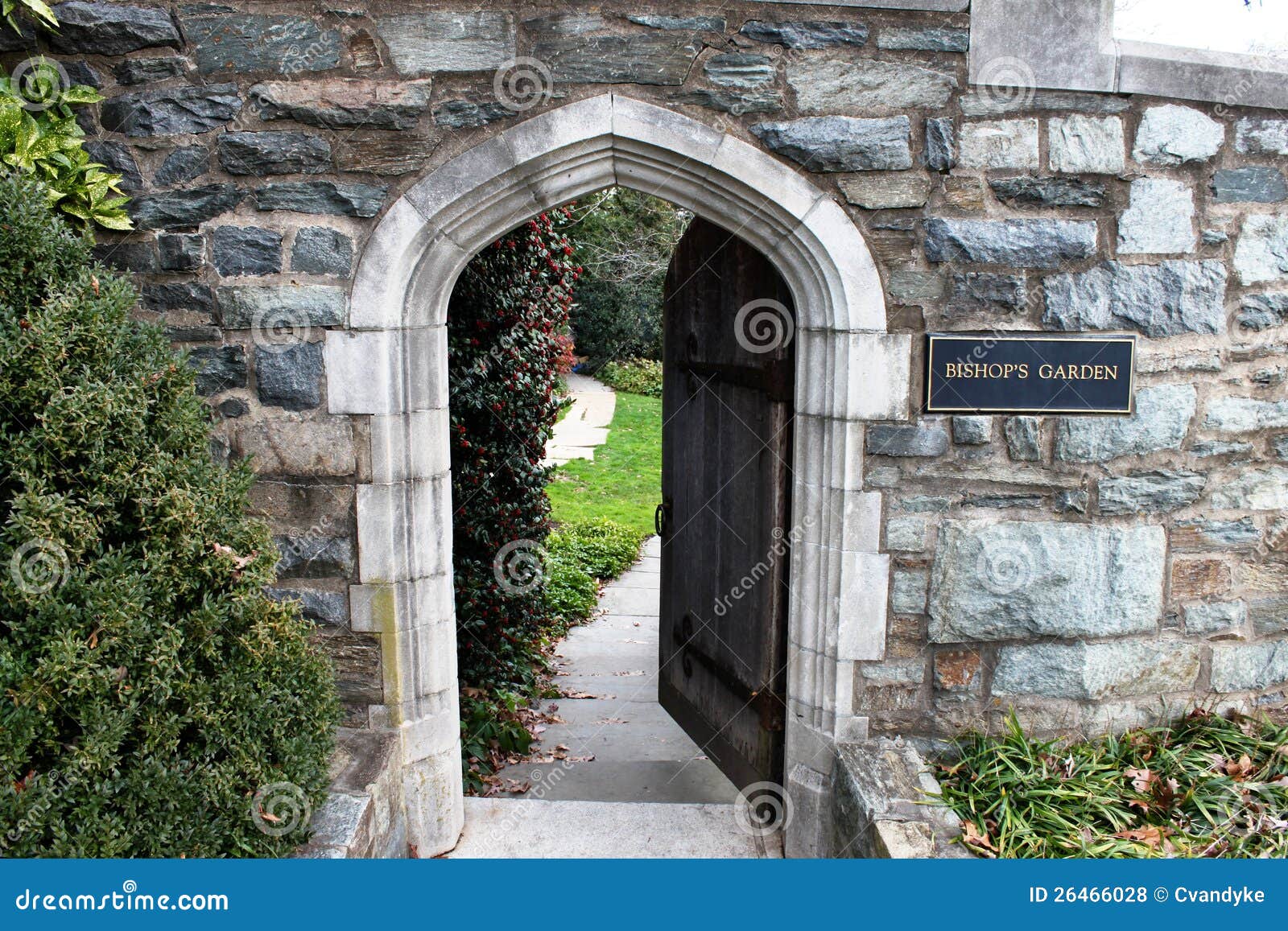 Twelfth Century Norman Stone Arch Entrance Stock Photo - Image of ...