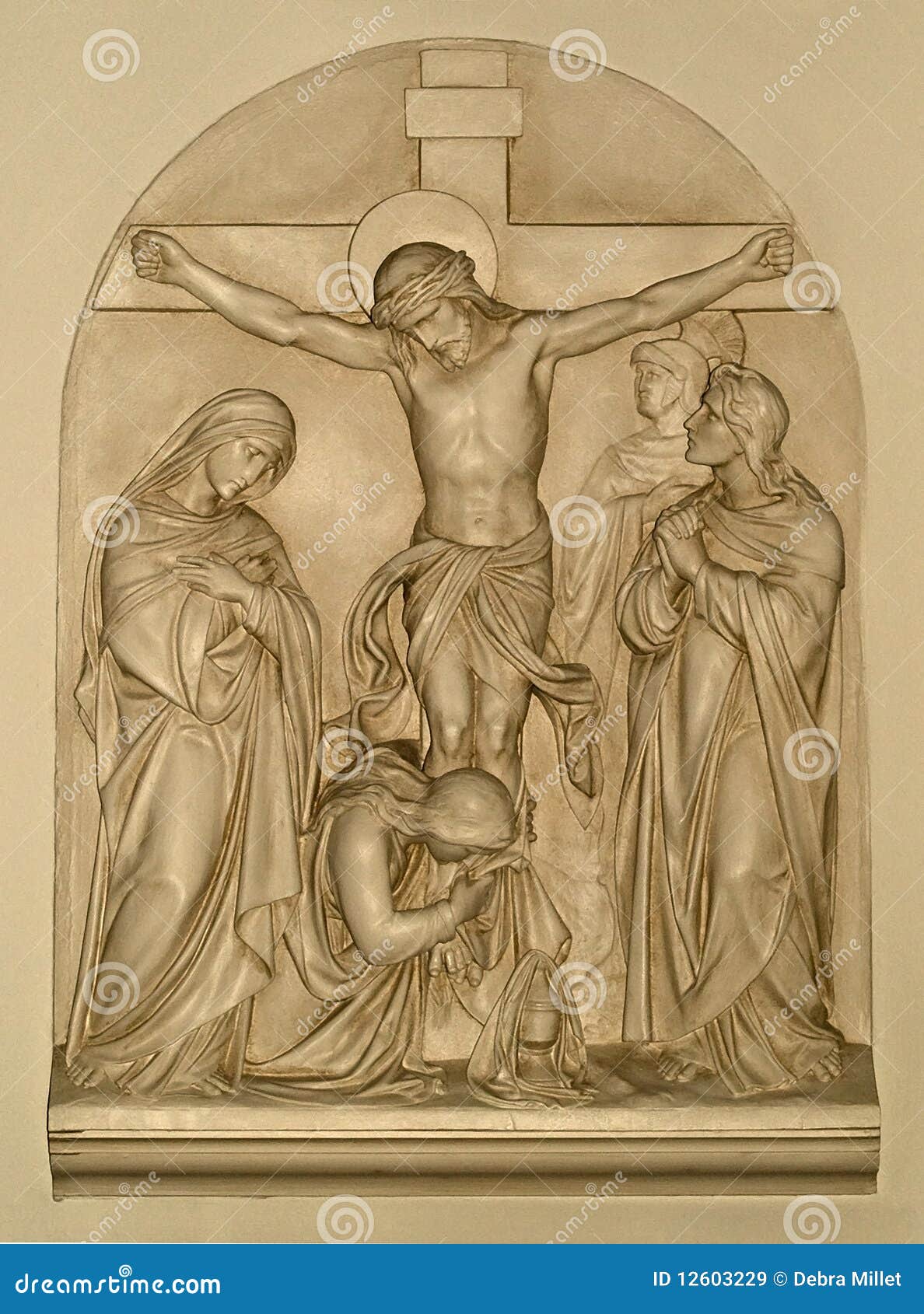 Twelfth Station of the Cross Stock Image - Image of vertical, stations ...