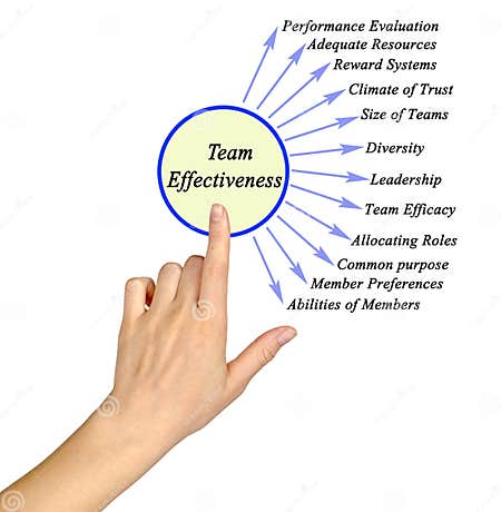 Drivers of Team Effectiveness Stock Image - Image of performance ...